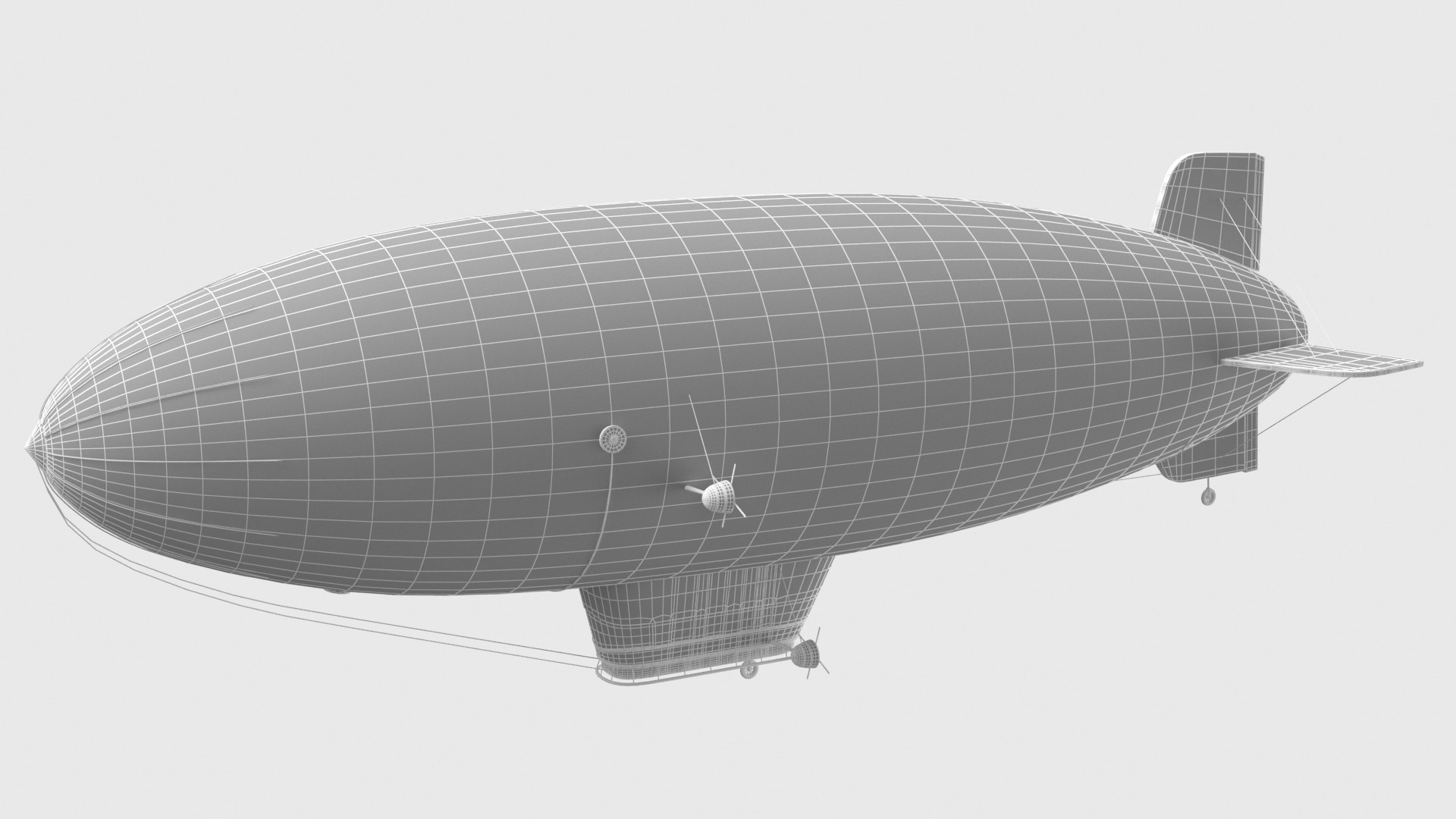 Blimp 3D Model - TurboSquid 2228252