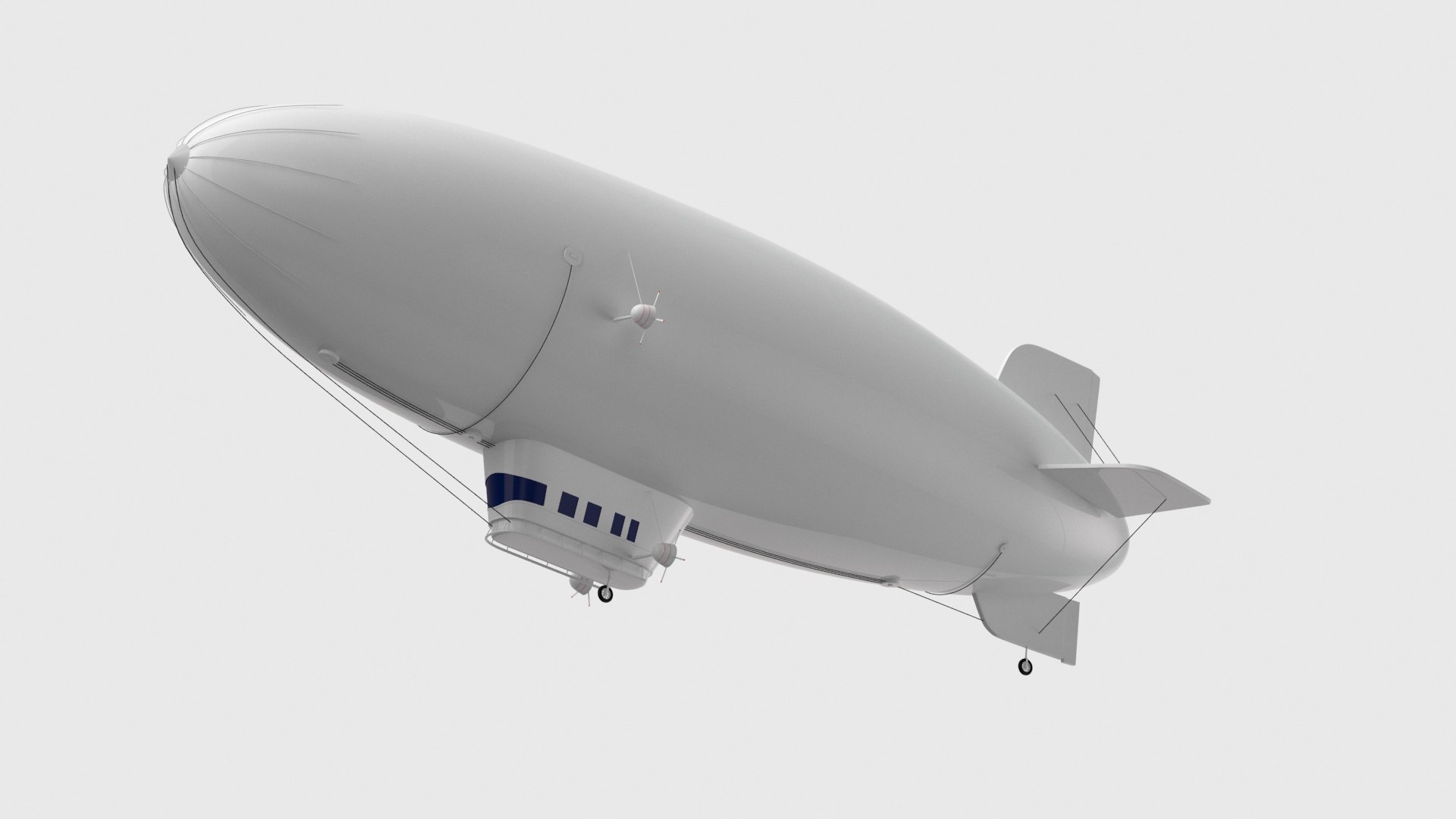 Blimp 3D Model - TurboSquid 2228252