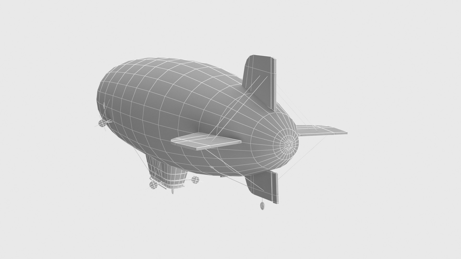 Blimp 3D Model - TurboSquid 2228252