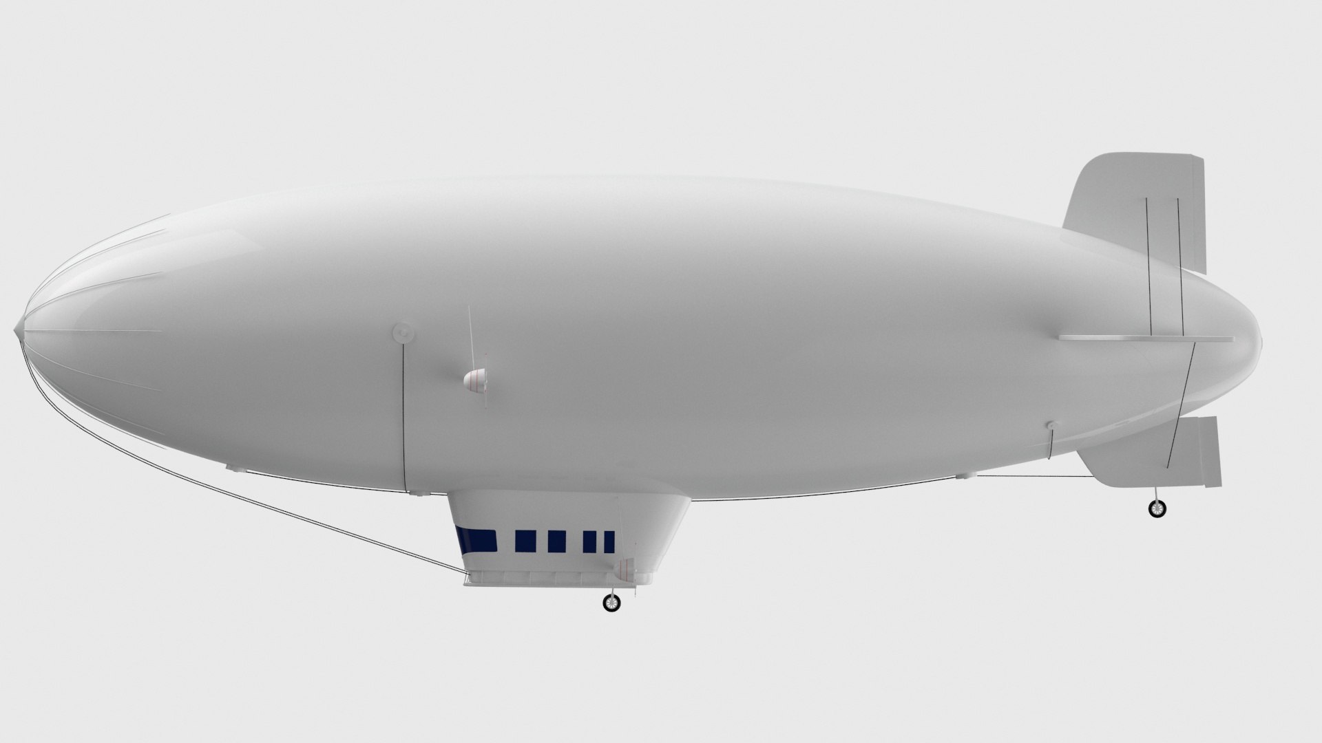 Blimp 3D Model - TurboSquid 2228252