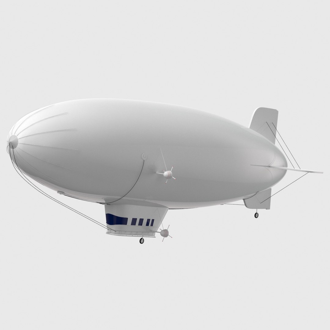 Blimp 3D Model - TurboSquid 2228252