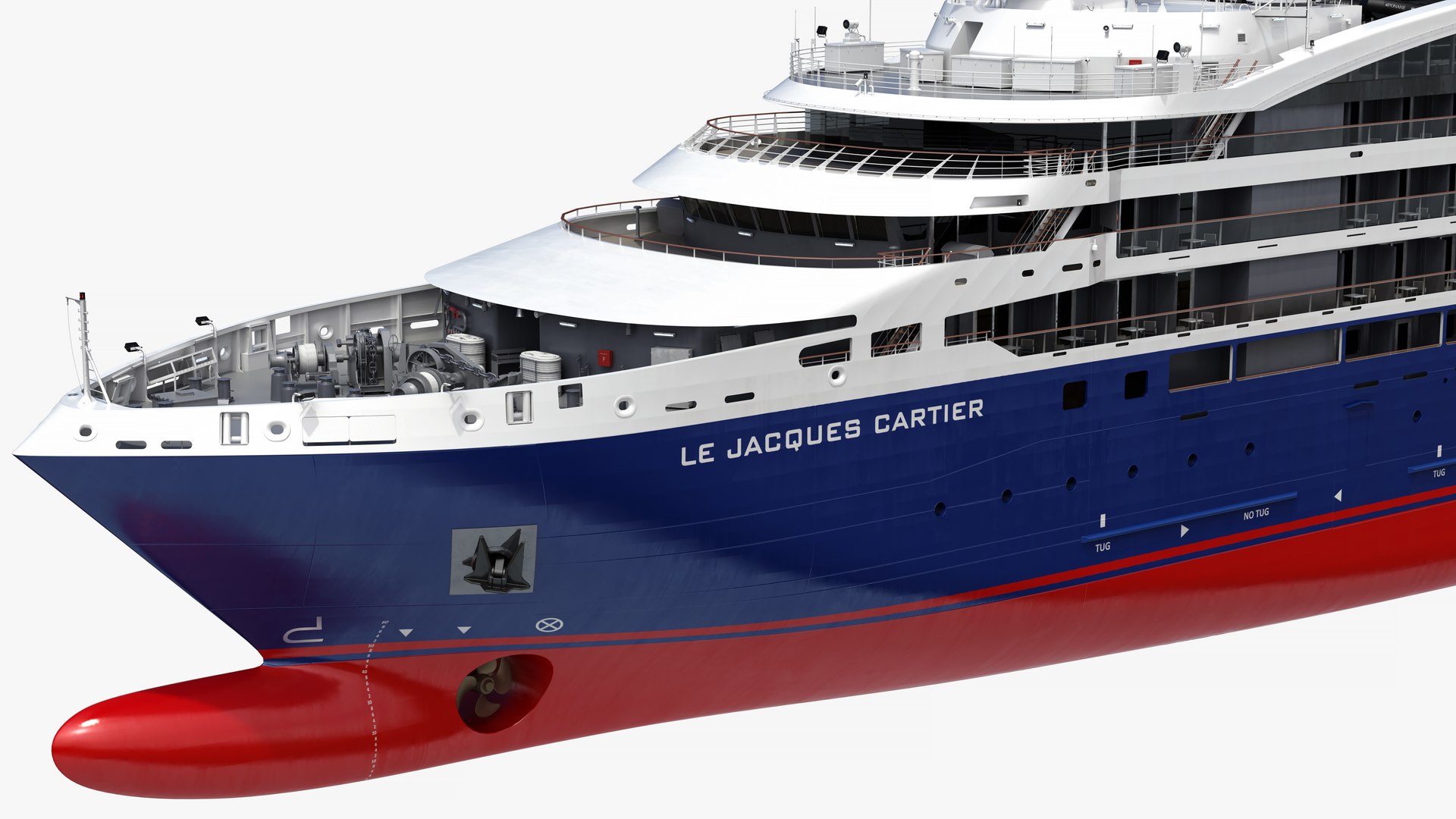 3D Cruise Ship Le Jacques-Cartier - TurboSquid 2287072