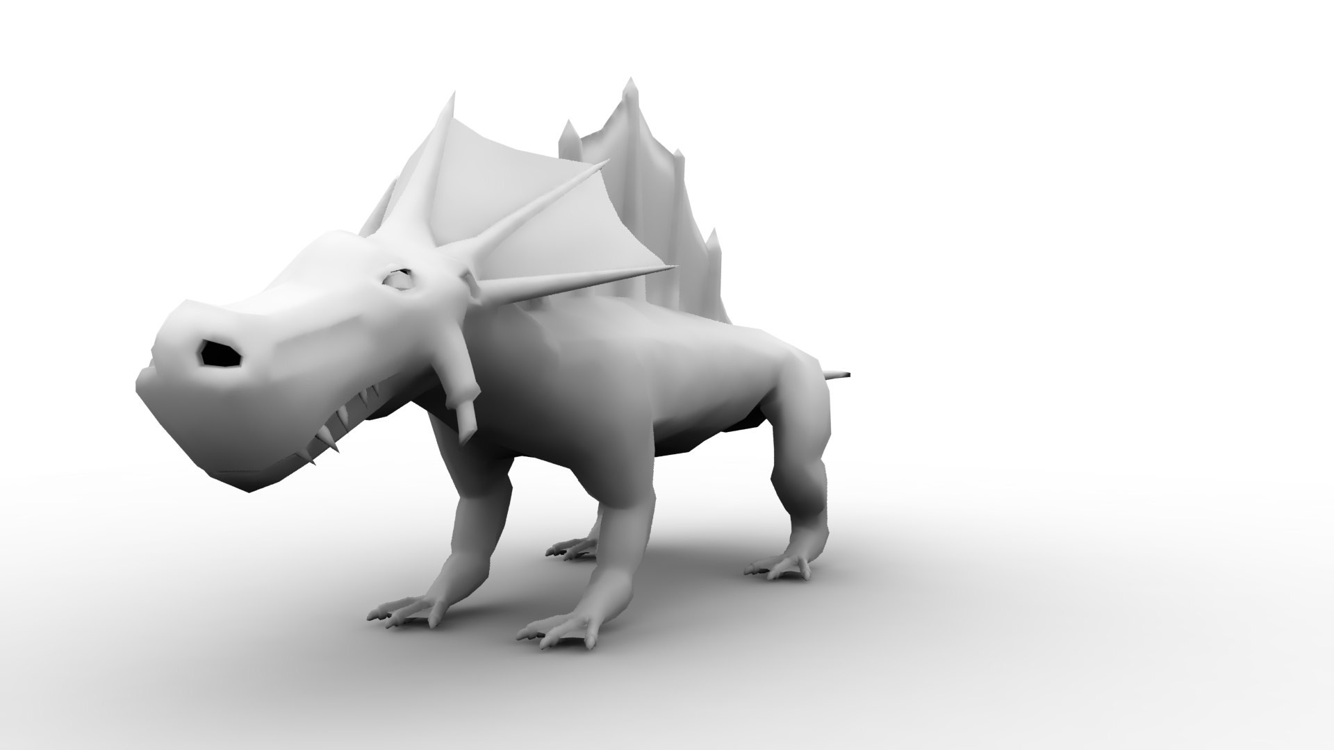 3d fantasy lizard