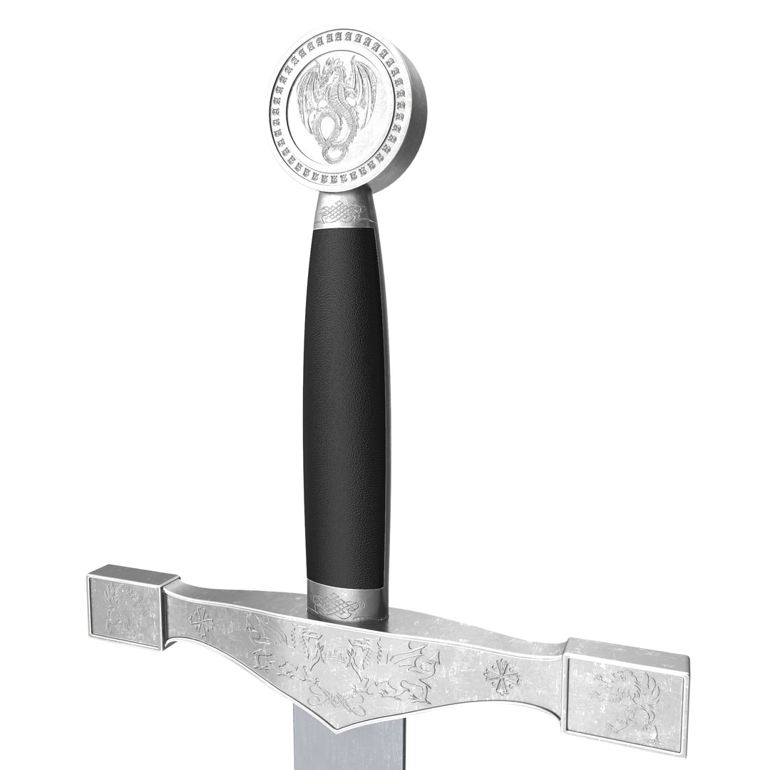 3d Model Sword Excalibur