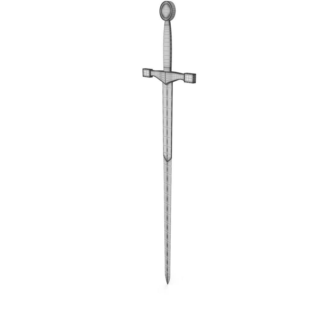 3d Model Sword Excalibur