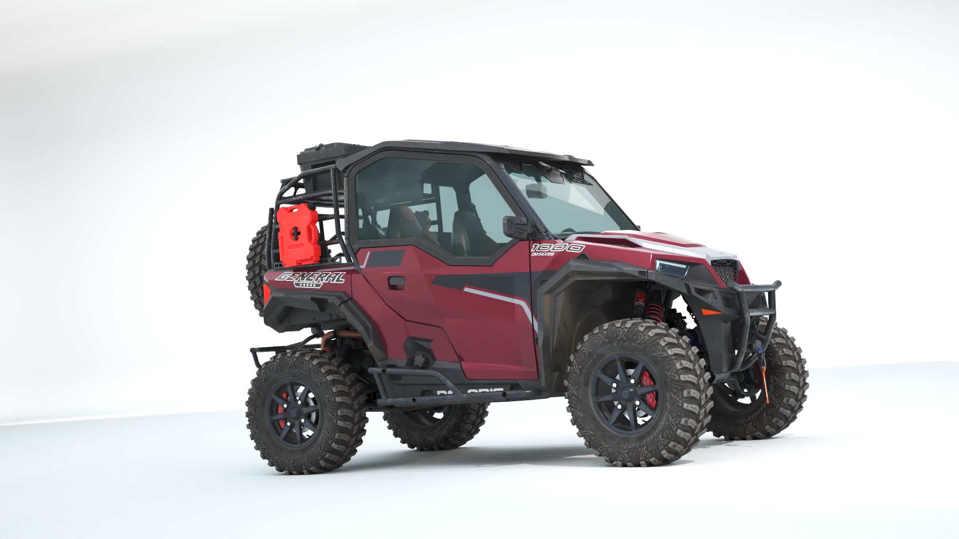 Polaris General Red 6 3D - TurboSquid 2297277