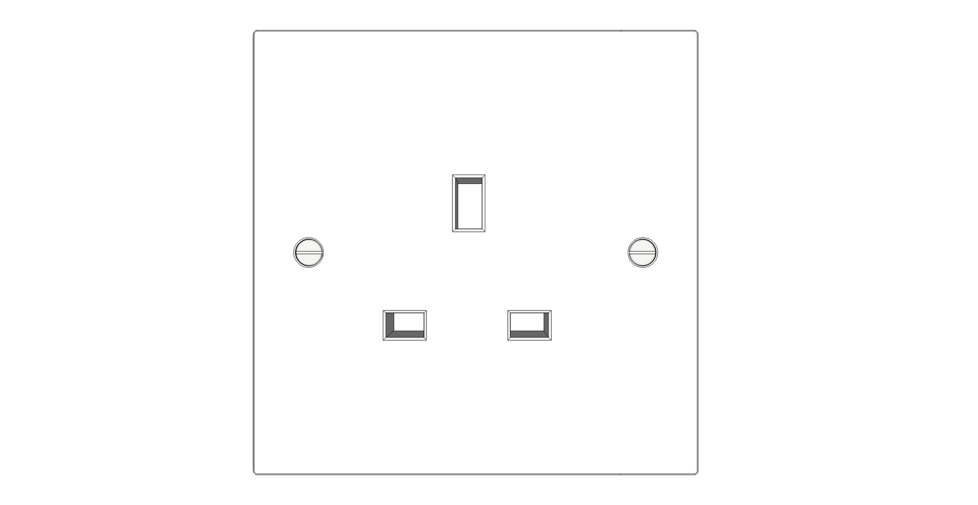 3D Model Uk Sockets - TurboSquid 1488548
