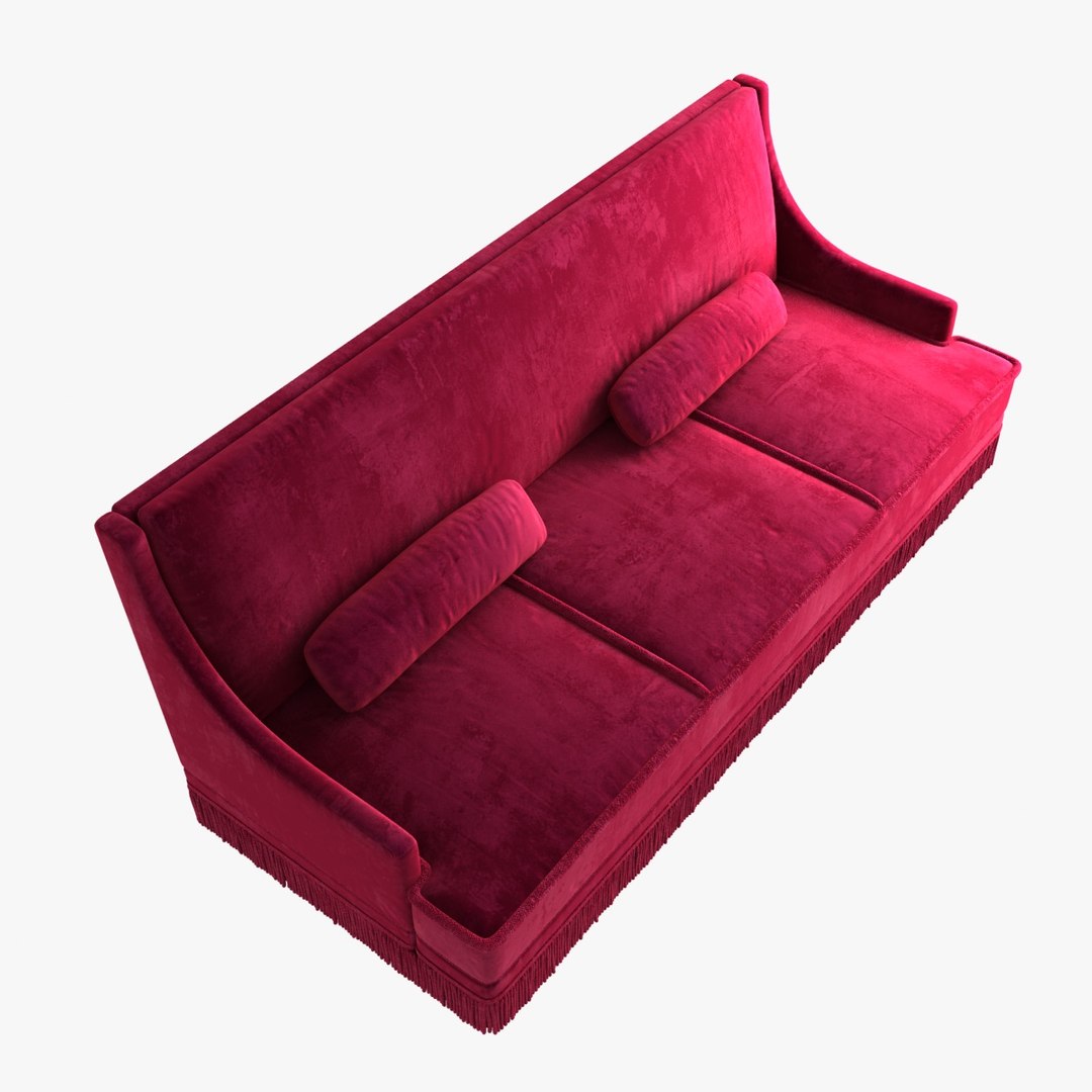 Fully Red Velvet 3D Model - TurboSquid 1271647