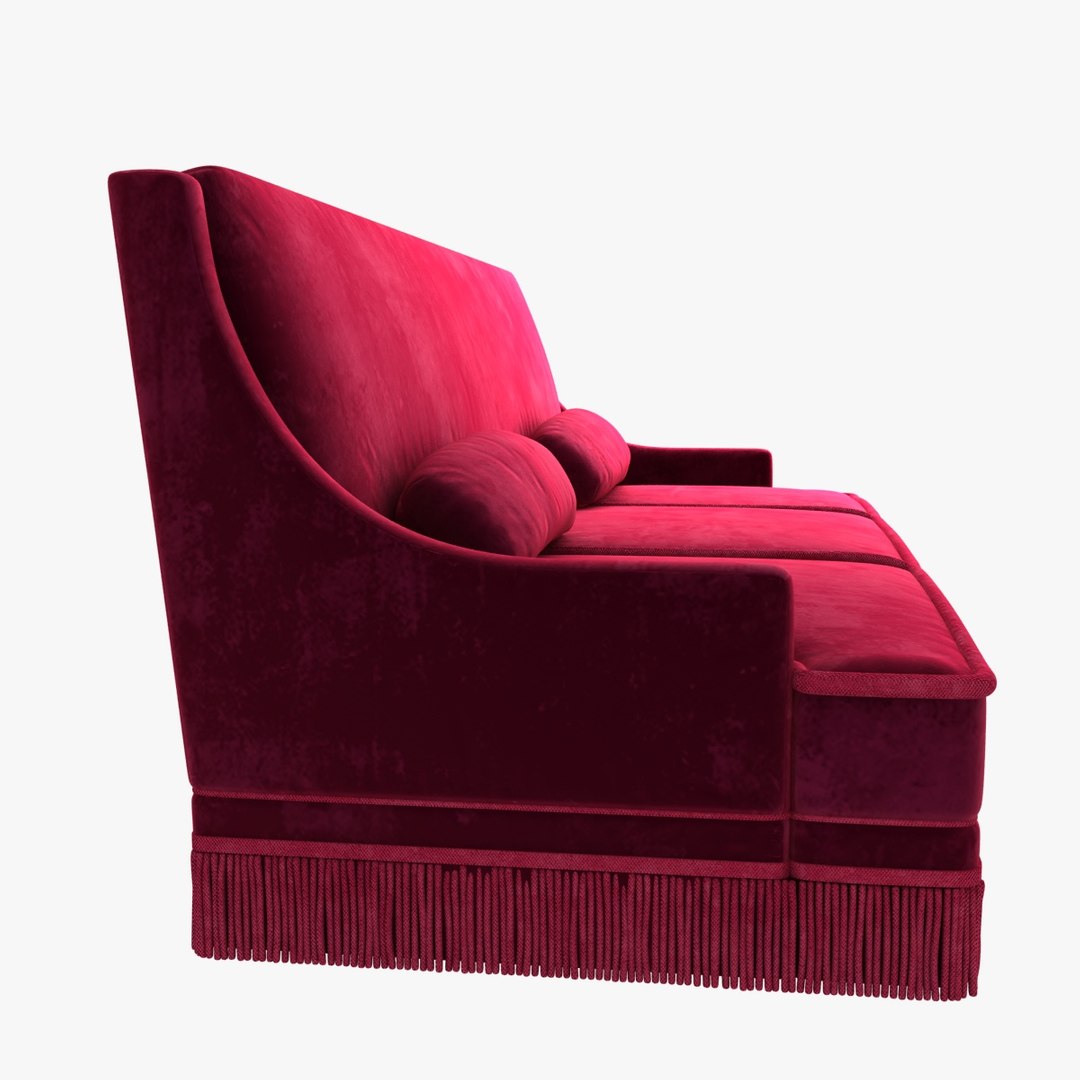 Fully Red Velvet 3D Model - TurboSquid 1271647