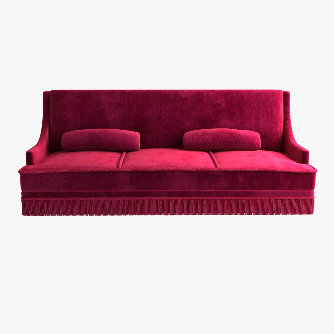 Fully Red Velvet 3D Model - TurboSquid 1271647