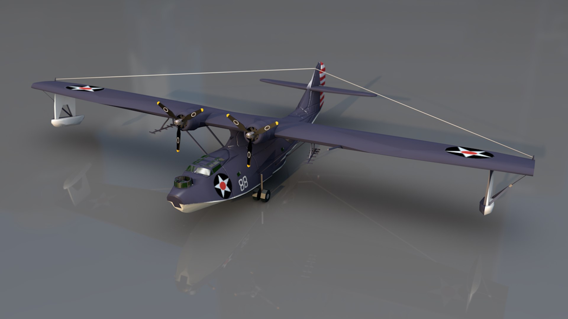 3D Consolidated Pby 5 Catalina - TurboSquid 1480039