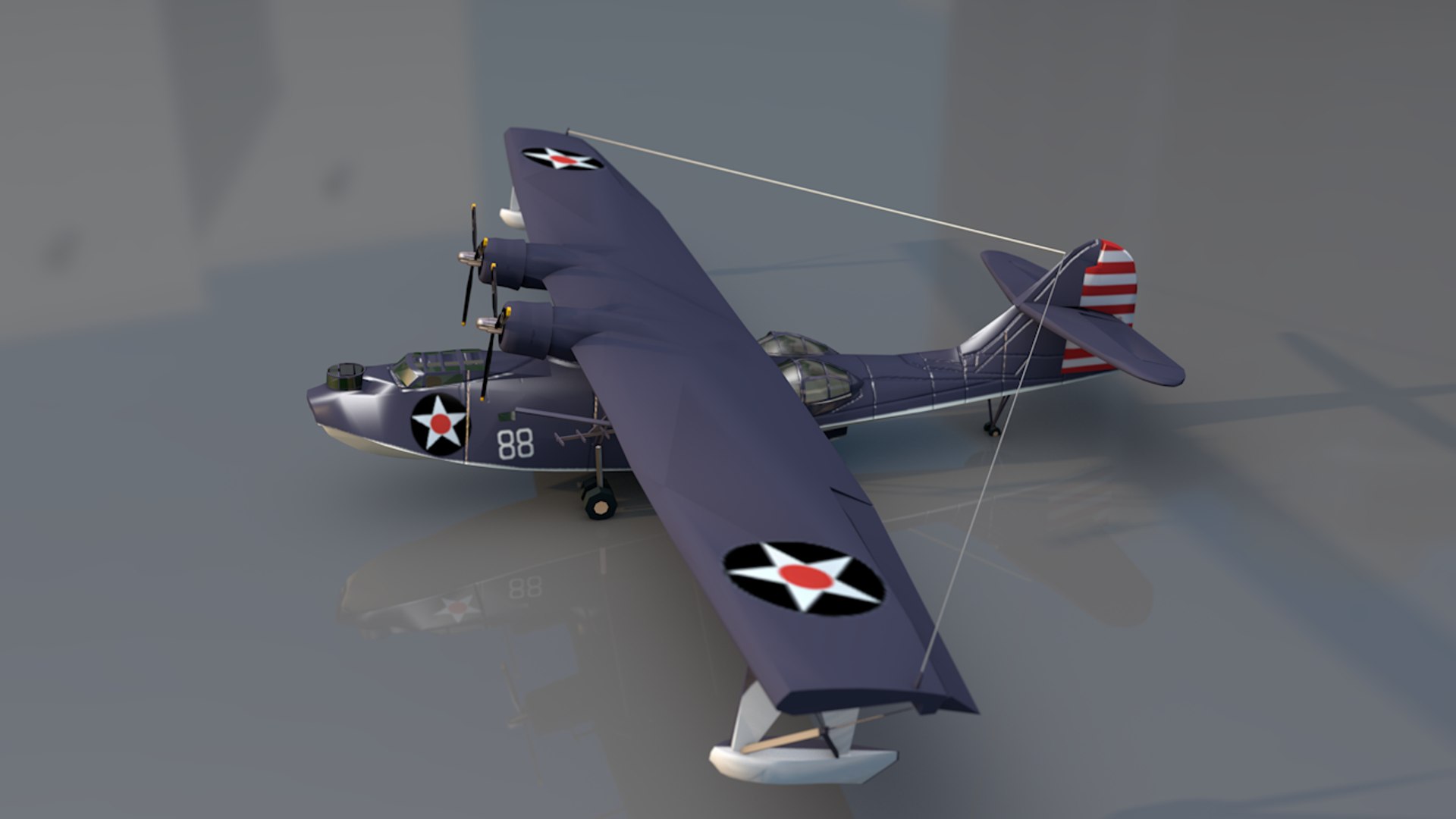 3D Consolidated Pby 5 Catalina - TurboSquid 1480039