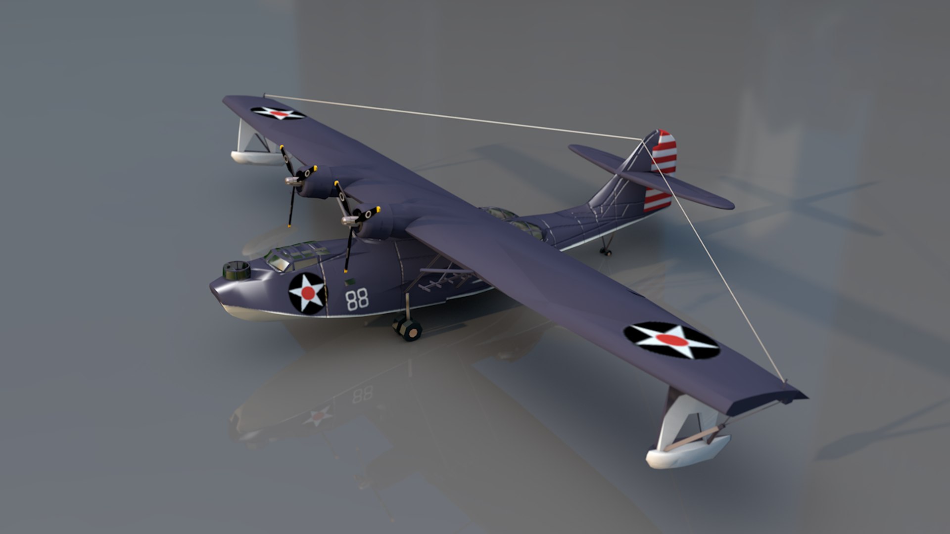 3D Consolidated Pby 5 Catalina - TurboSquid 1480039