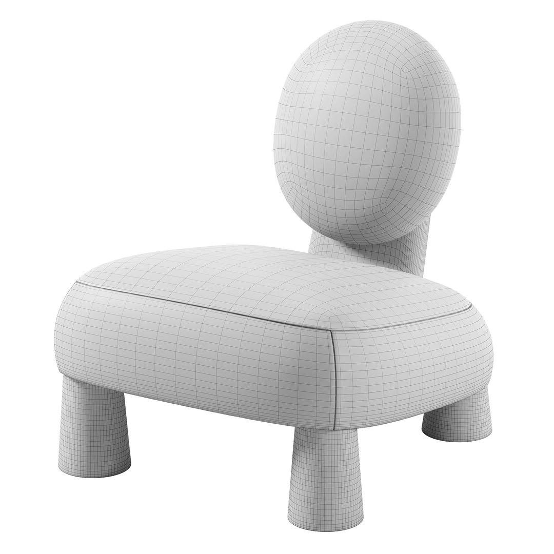 Kelly Armchair Model - TurboSquid 2334701