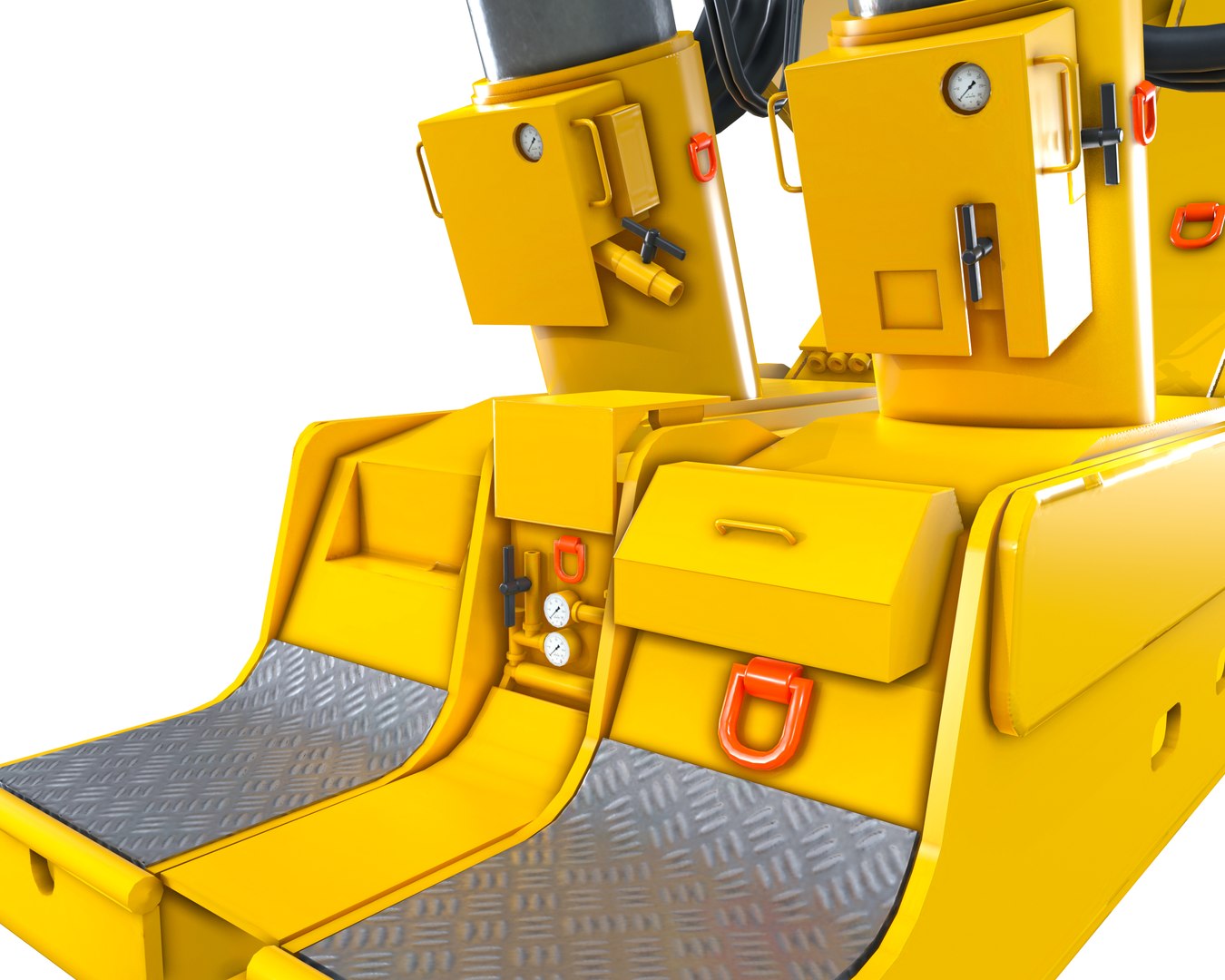 3D Longwall Mining Roof Support Low-poly 3D Model - TurboSquid 2109845