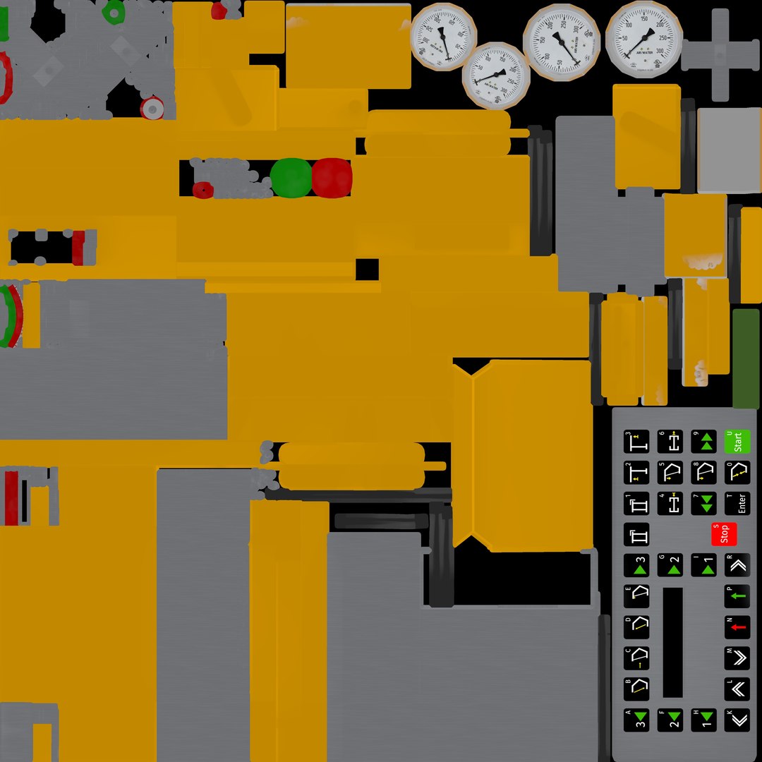 3D Longwall Mining Roof Support Low-poly 3D Model - TurboSquid 2109845
