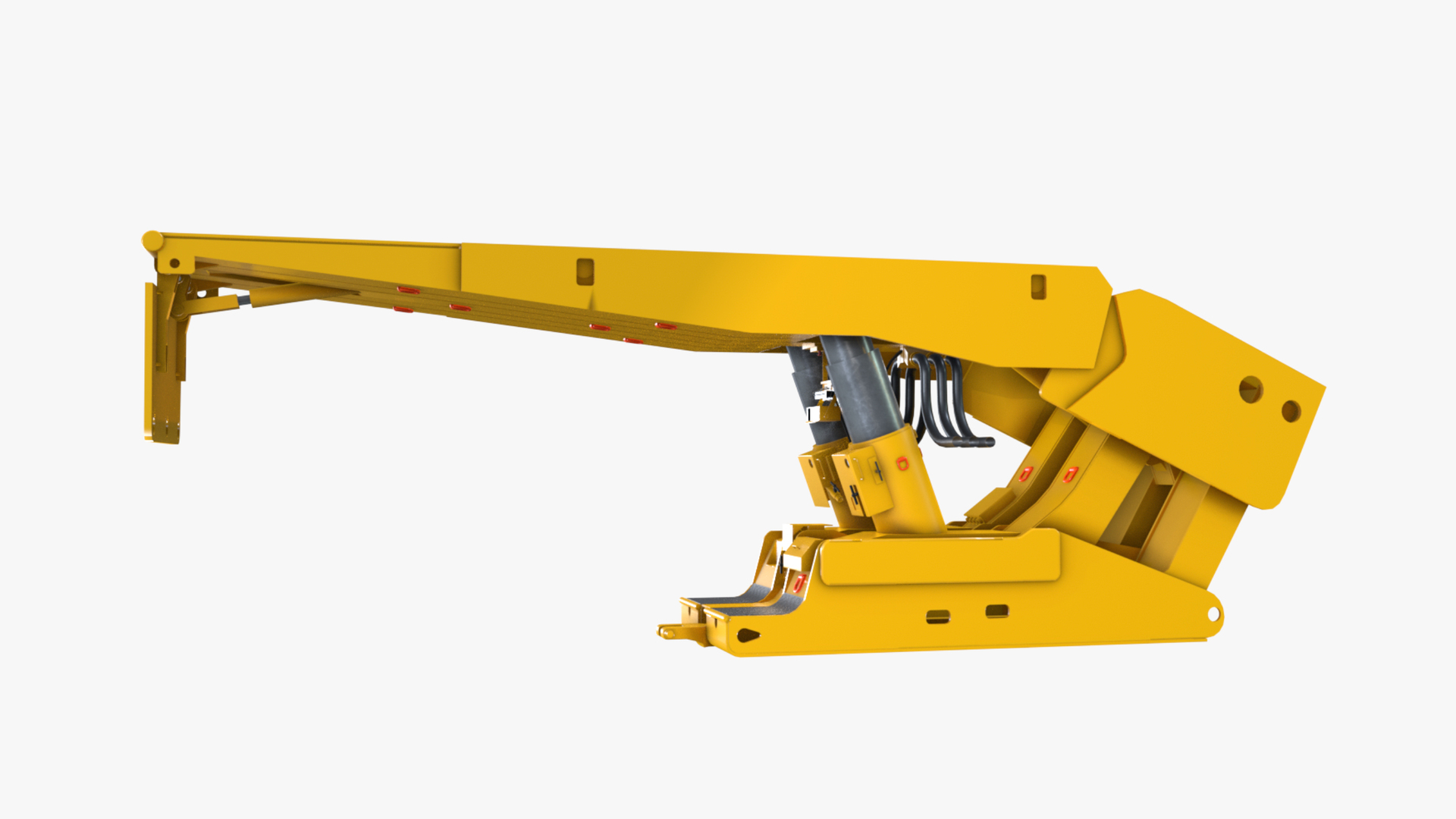 3D Longwall Mining Roof Support Low-poly 3D Model - TurboSquid 2109845