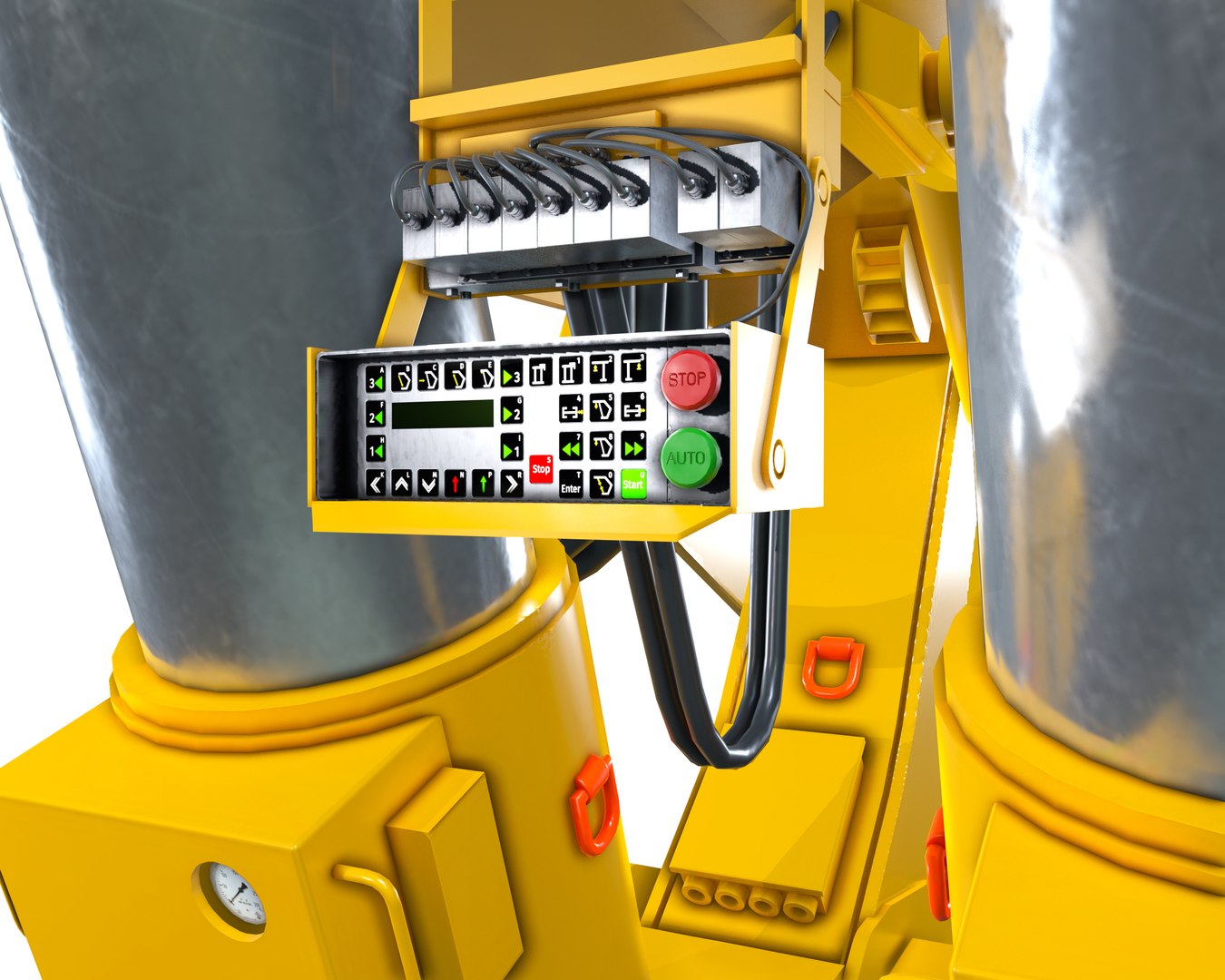 3D Longwall Mining Roof Support Low-poly 3D Model - TurboSquid 2109845