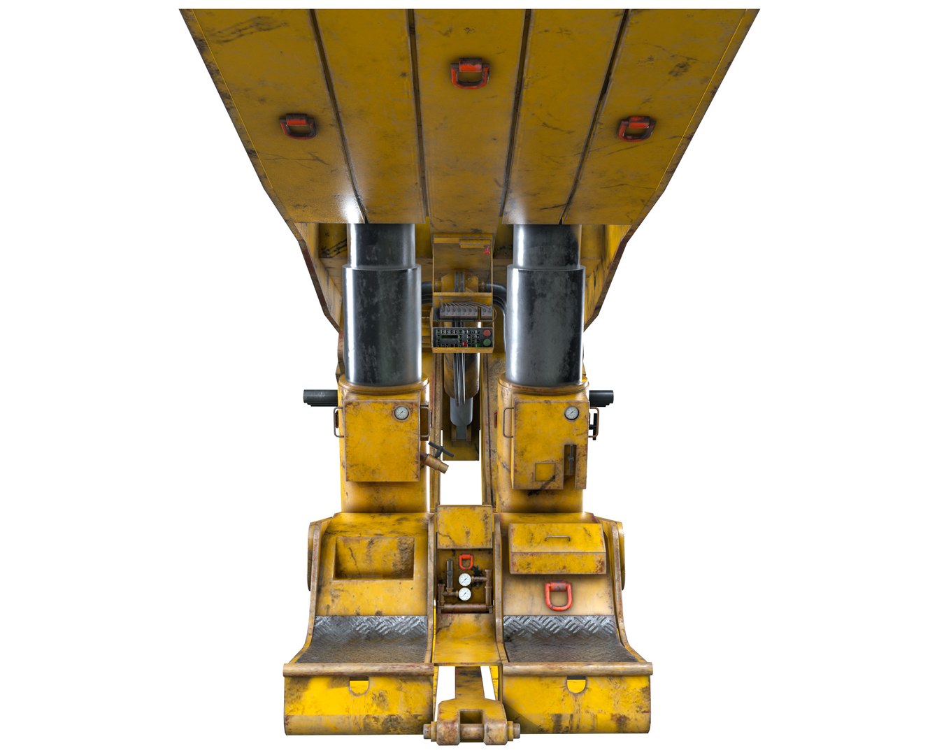 3D Longwall Mining Roof Support Low-poly 3D Model - TurboSquid 2109845