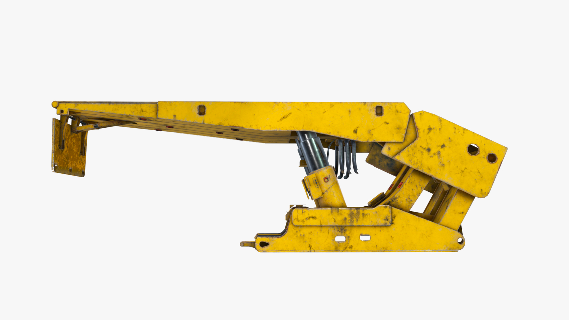 3D Longwall Mining Roof Support Low-poly 3D Model - TurboSquid 2109845