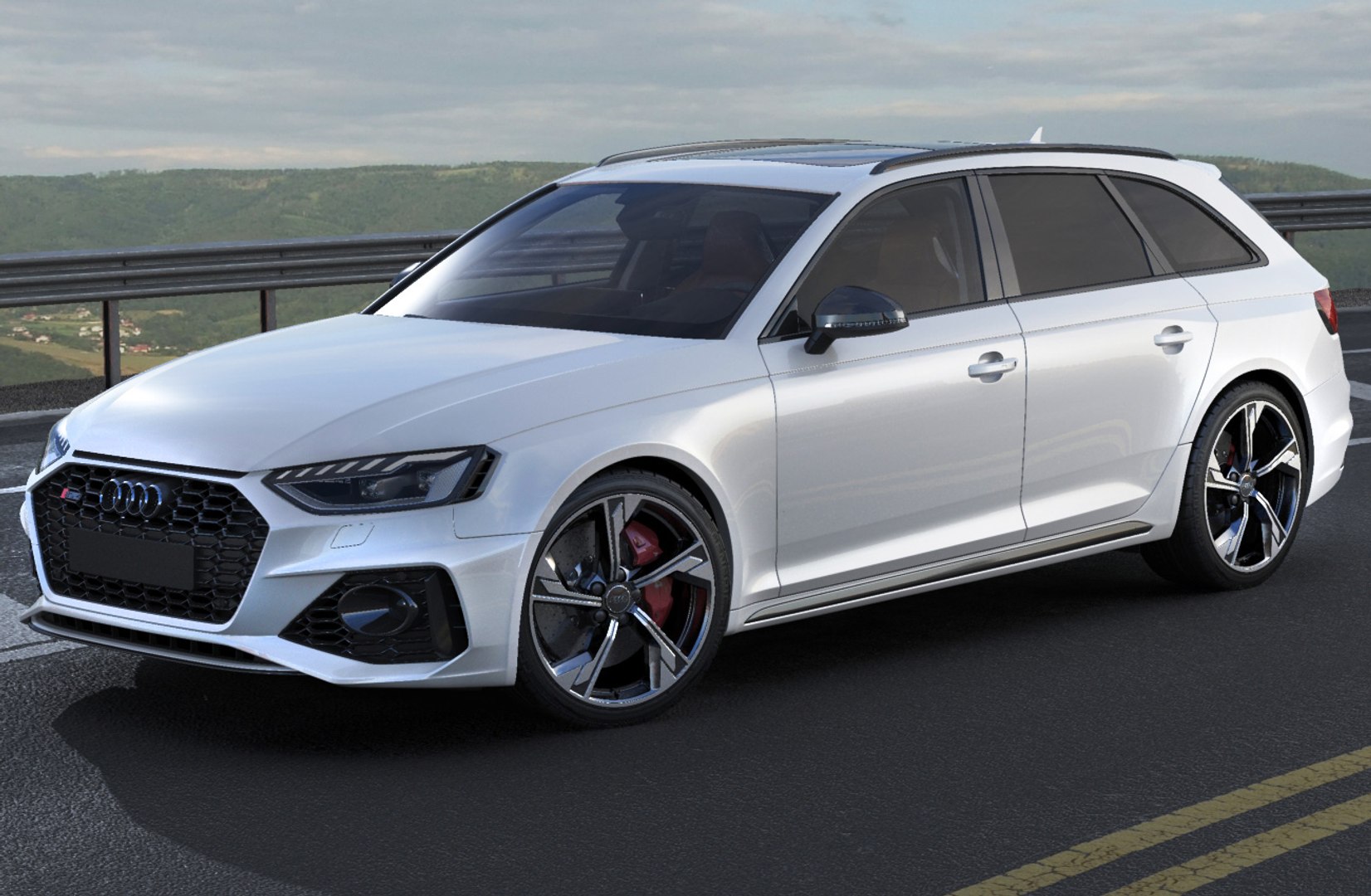 3D Audi Rs4 Avant Model - TurboSquid 1485373