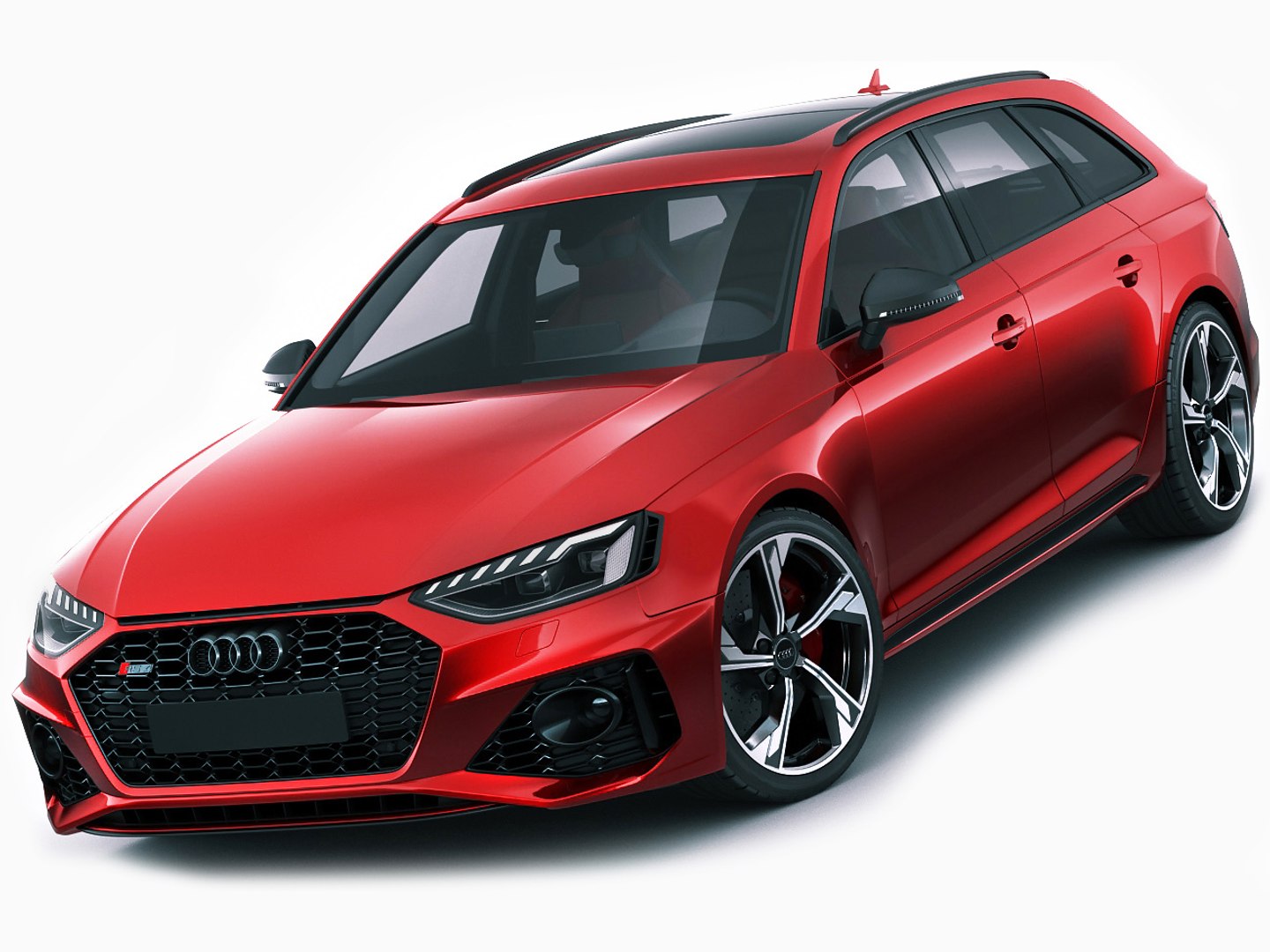 3D audi rs4 avant model - TurboSquid 1485373