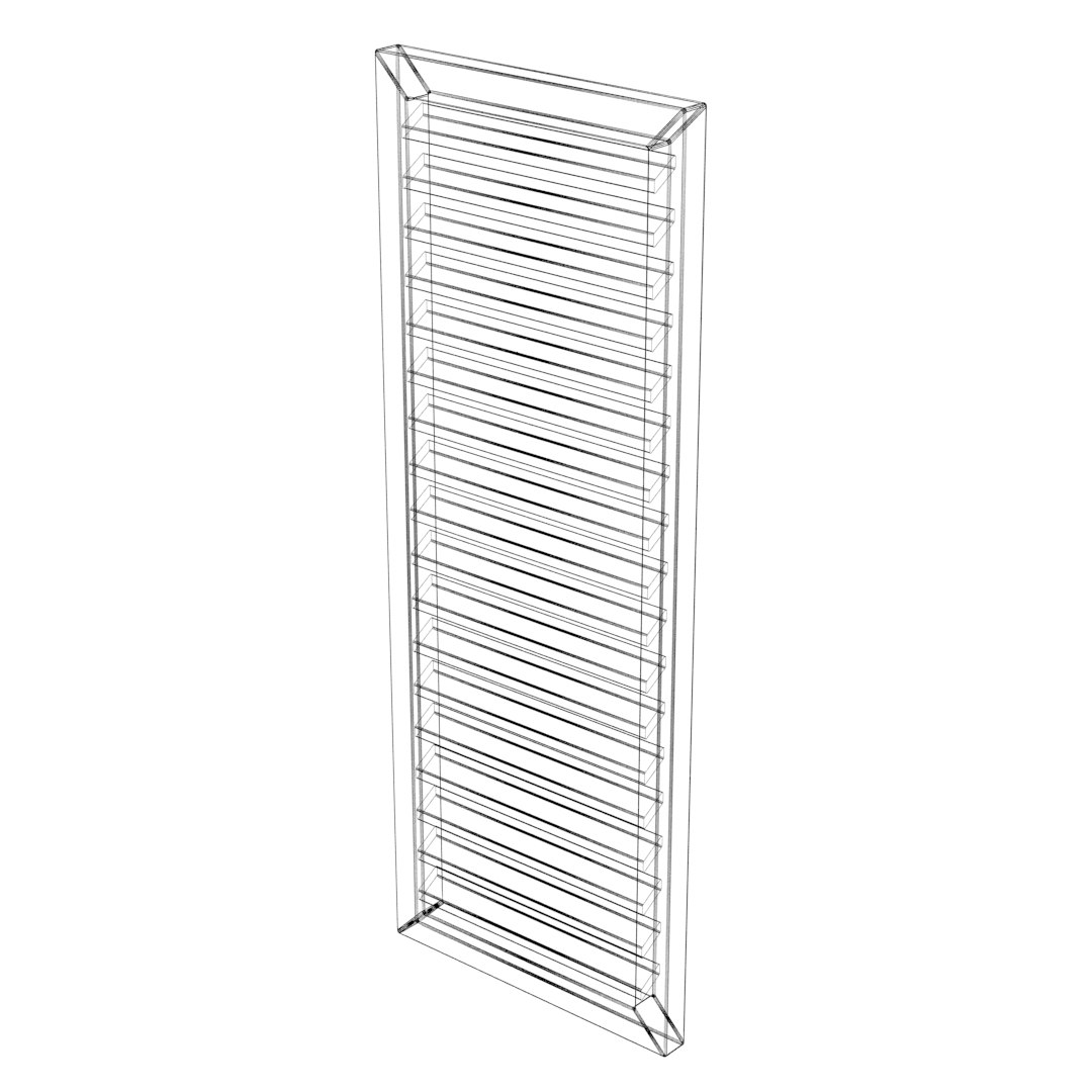 3D Louver Window - TurboSquid 1396992