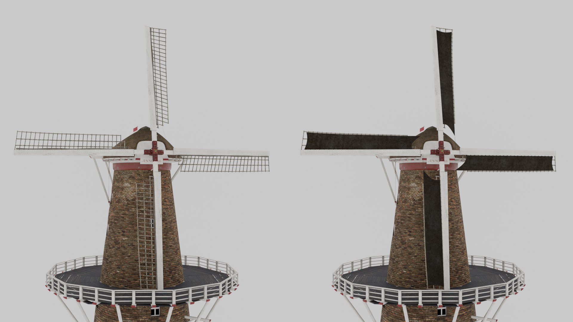 3D Windmill Architecture - TurboSquid 1685000