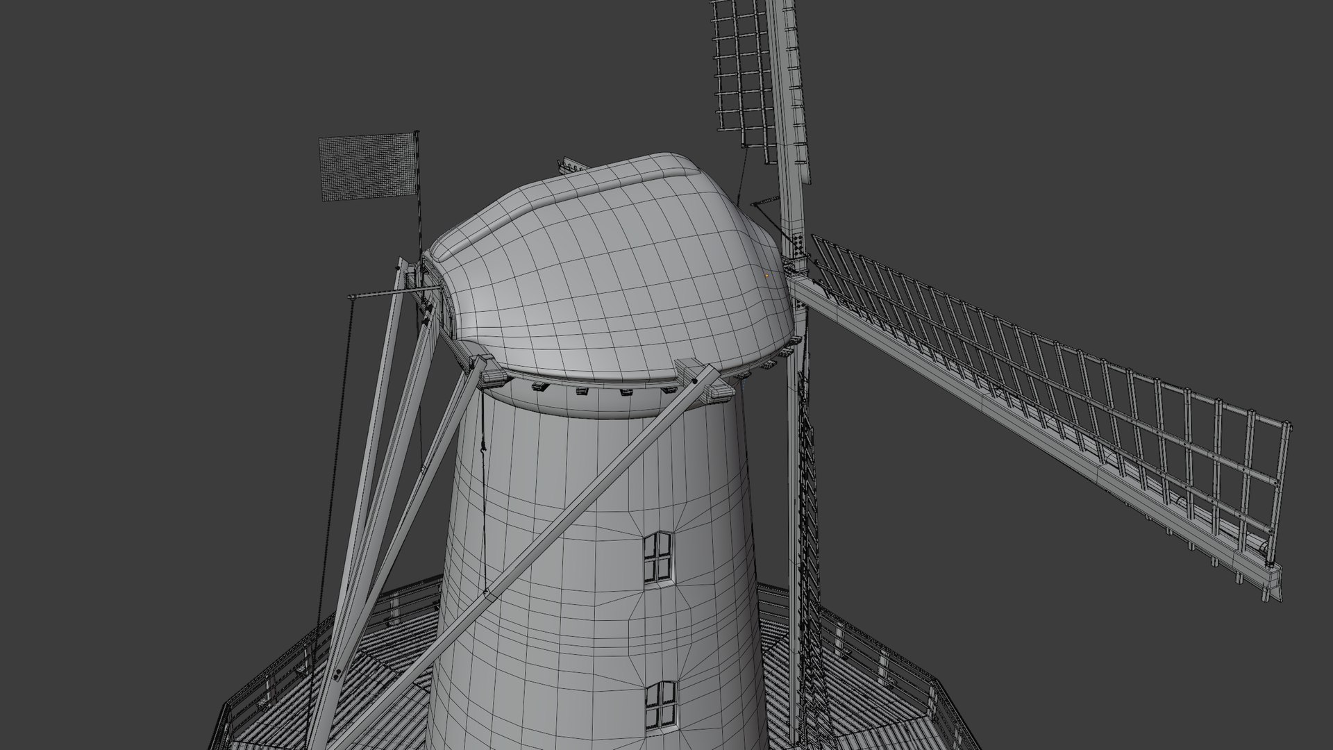 3D Windmill Architecture - TurboSquid 1685000