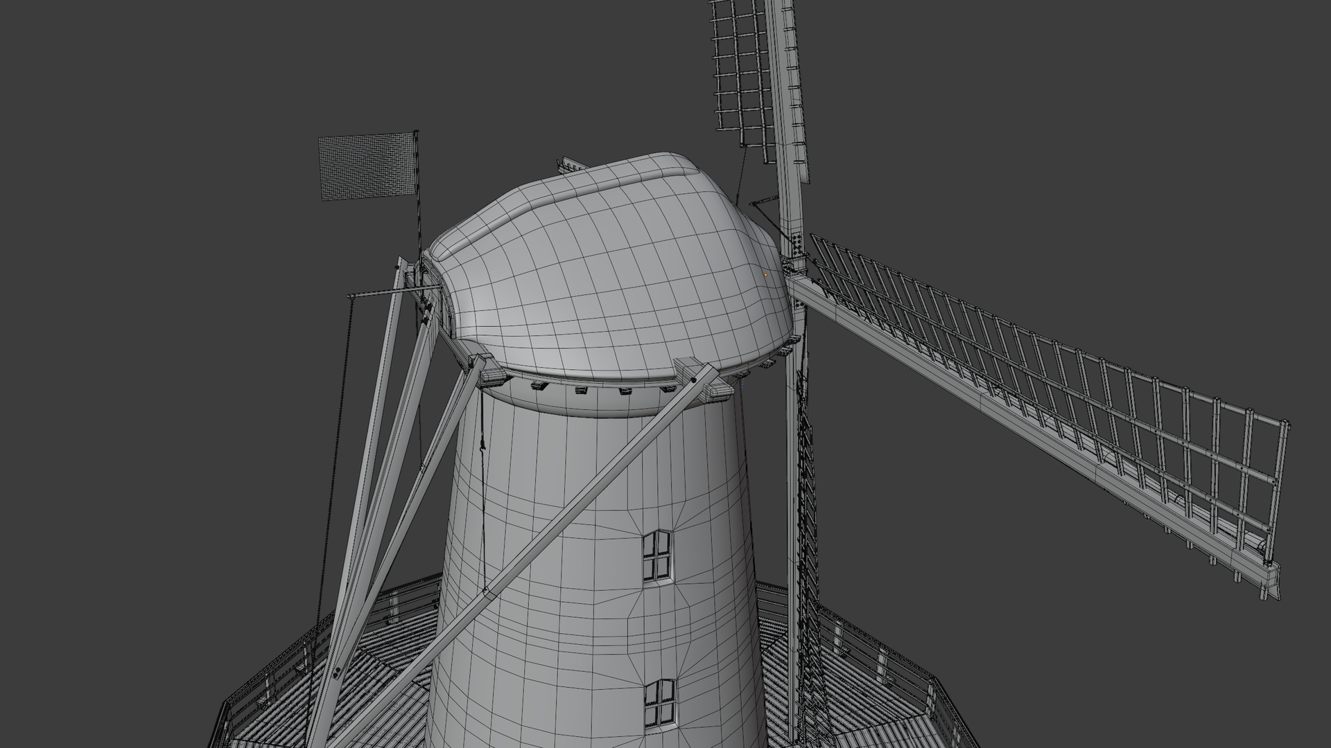 3D windmill architecture - TurboSquid 1685000