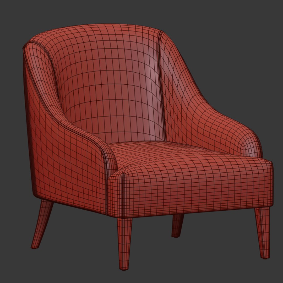 3D Shiflet Armchair Wayfair Model - TurboSquid 1551885