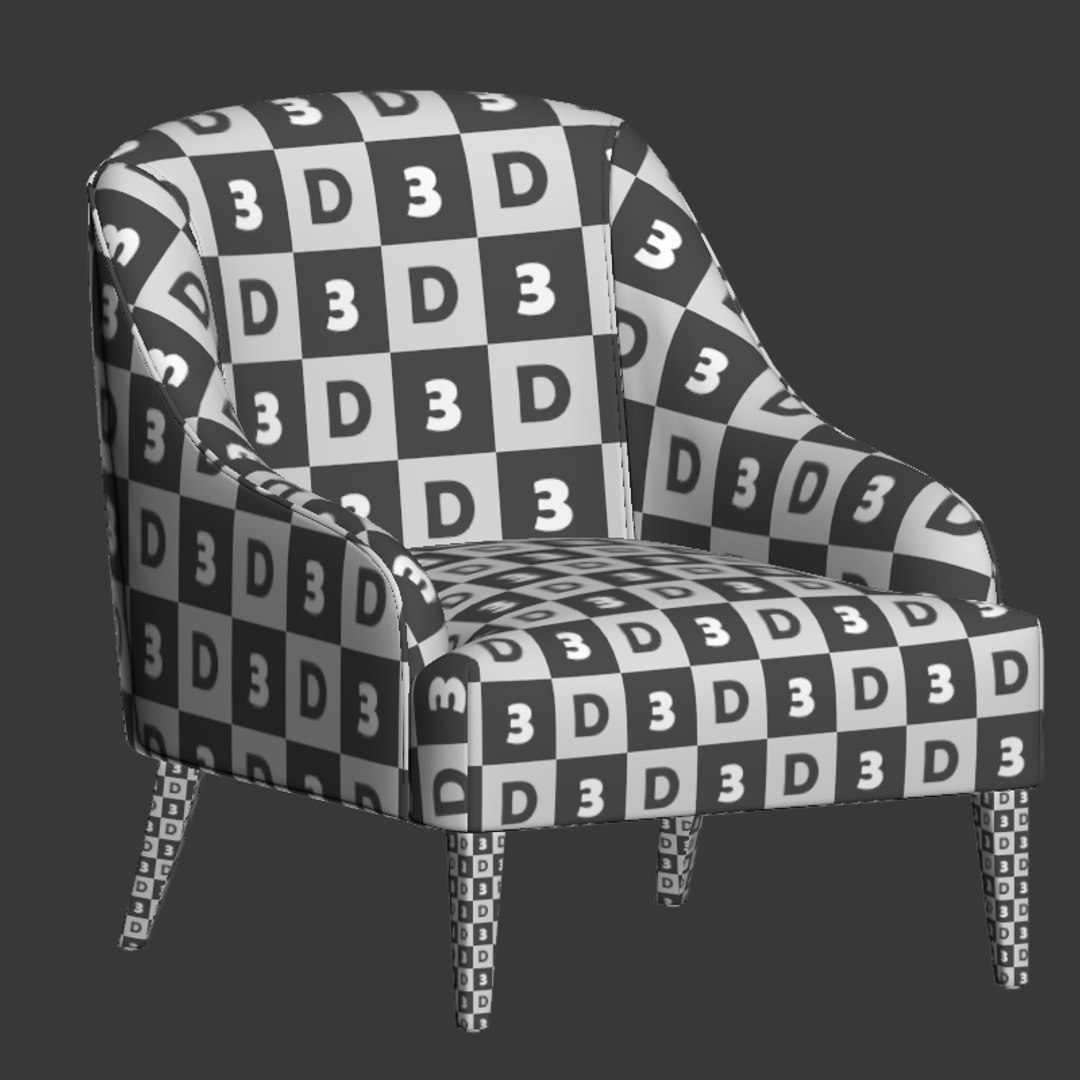 3D Shiflet Armchair Wayfair Model - TurboSquid 1551885