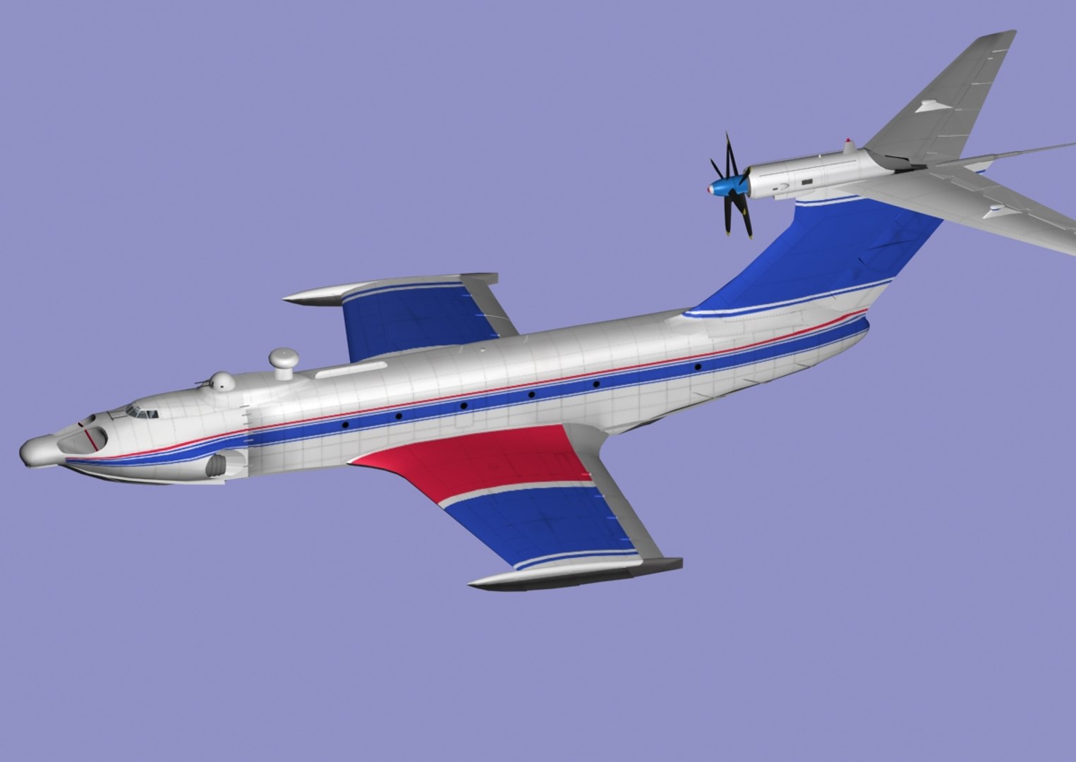 3d Model Orlenok Ekranoplans Aircraft