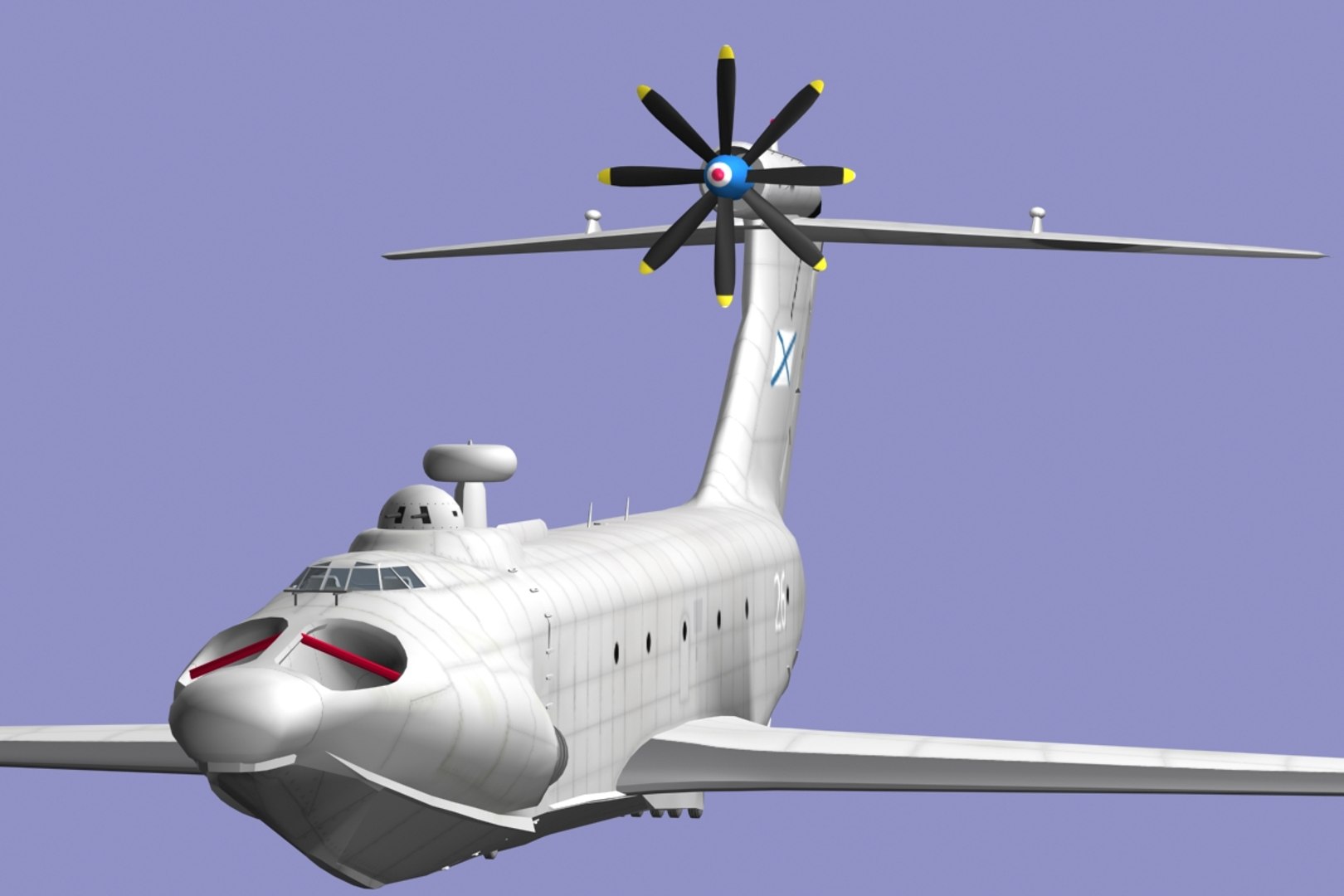 3d Model Orlenok Ekranoplans Aircraft