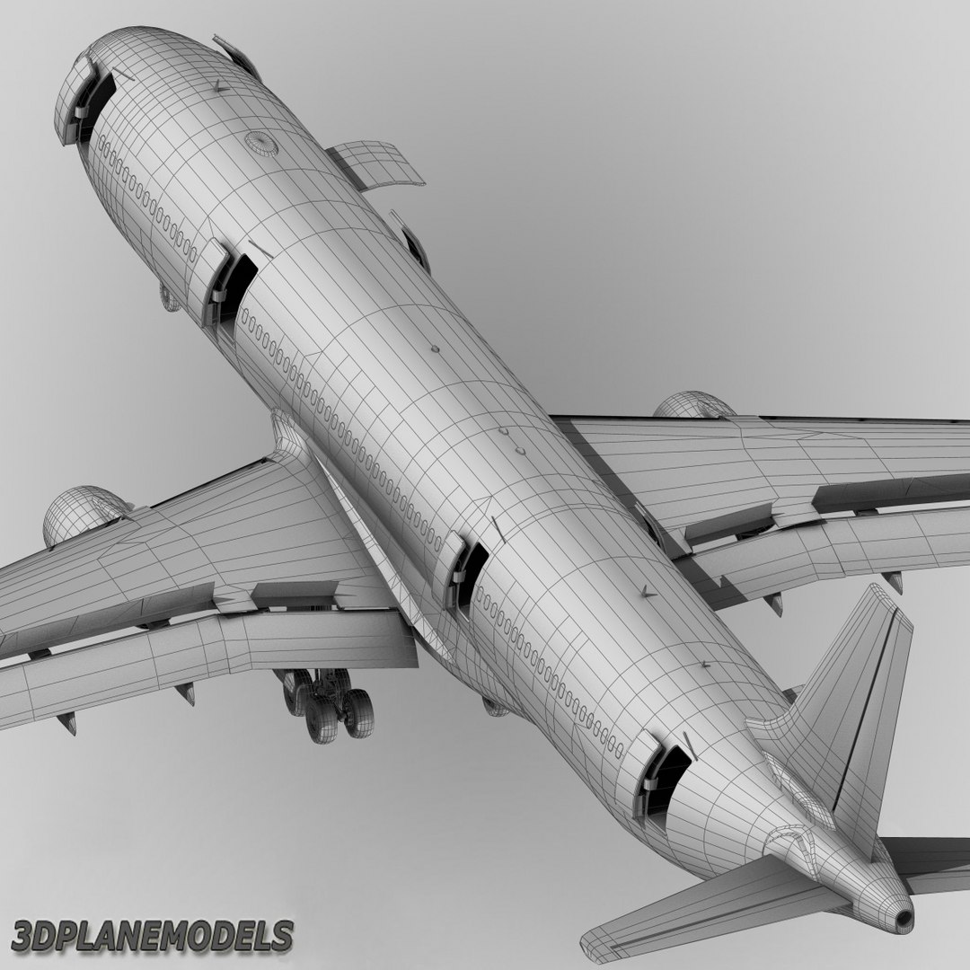 3d model airbus a340-200