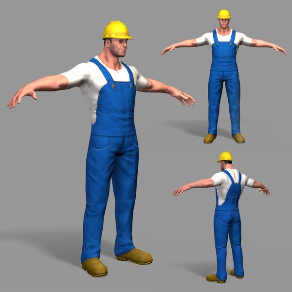 Construction Worker 3D Models for Download | TurboSquid
