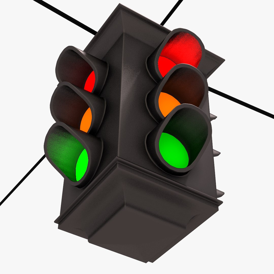 3d Traffic Light Model