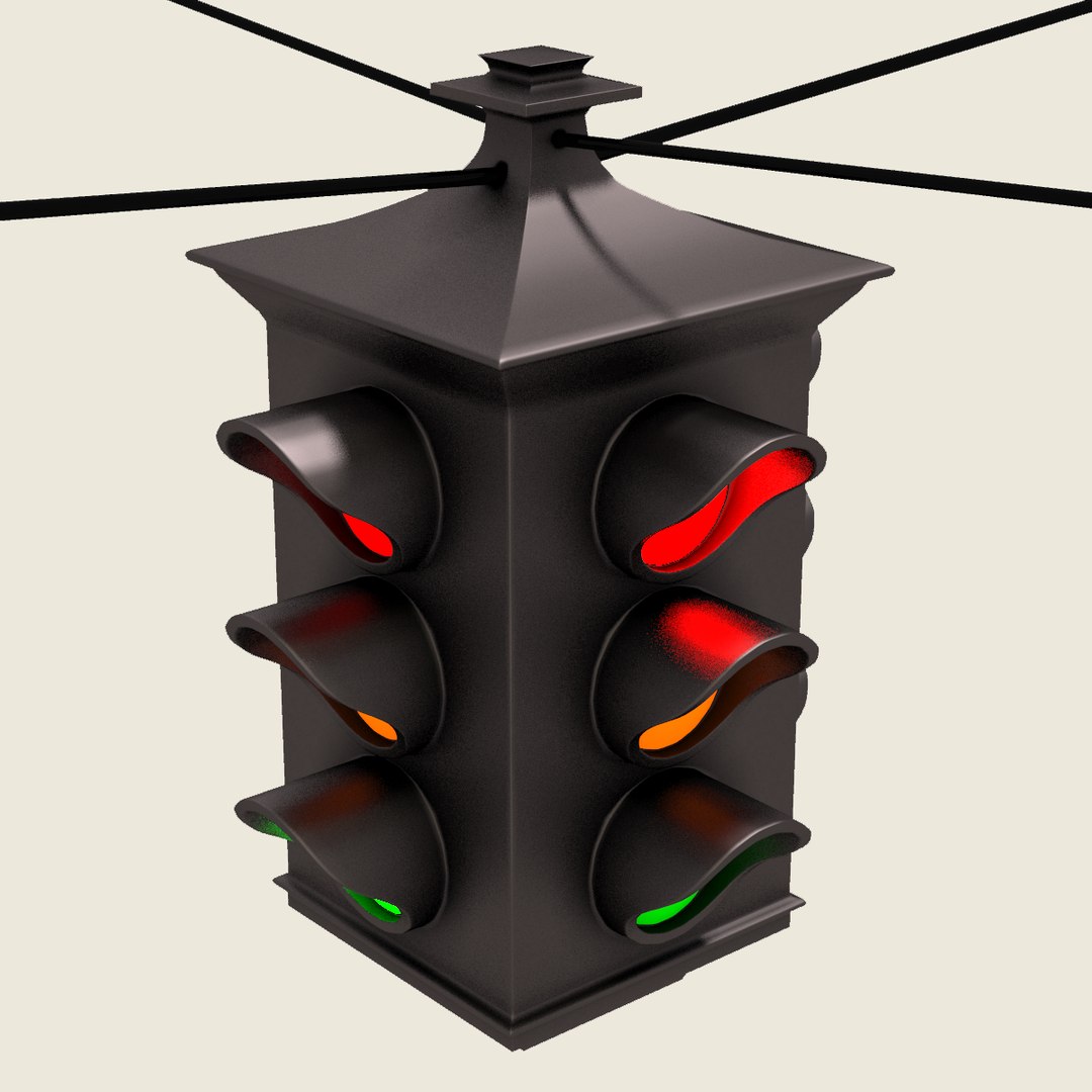 3d Traffic Light Model