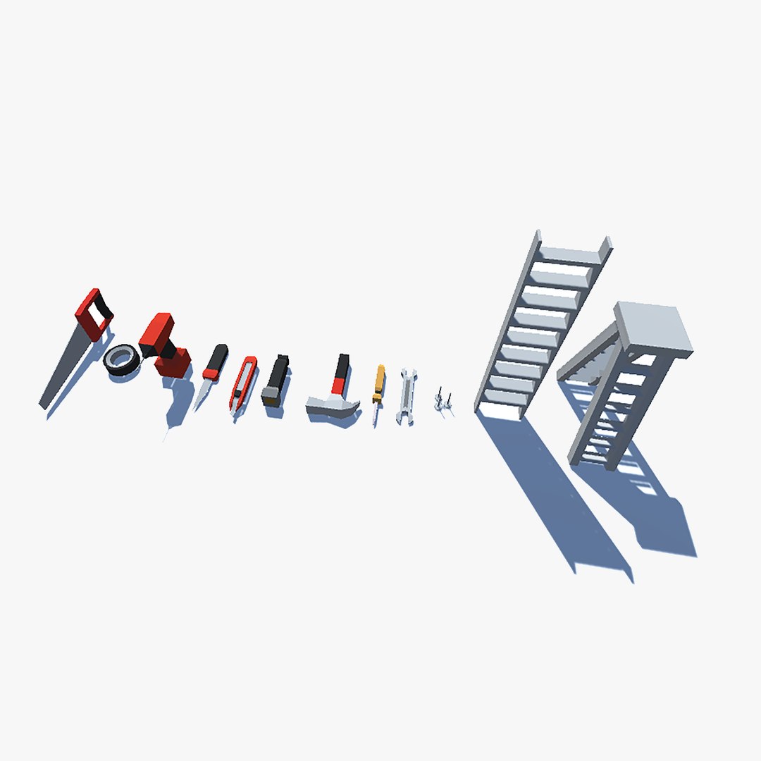 3D model Low poly Tools - TurboSquid 1776082