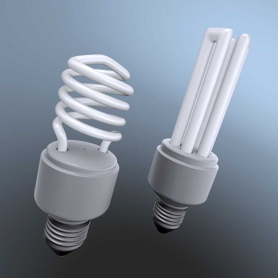 3ds max fluorescent light bulbs