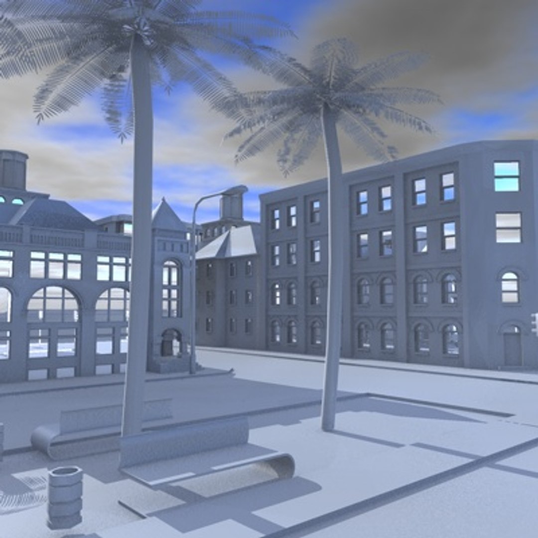 Beach Area 3d C4d