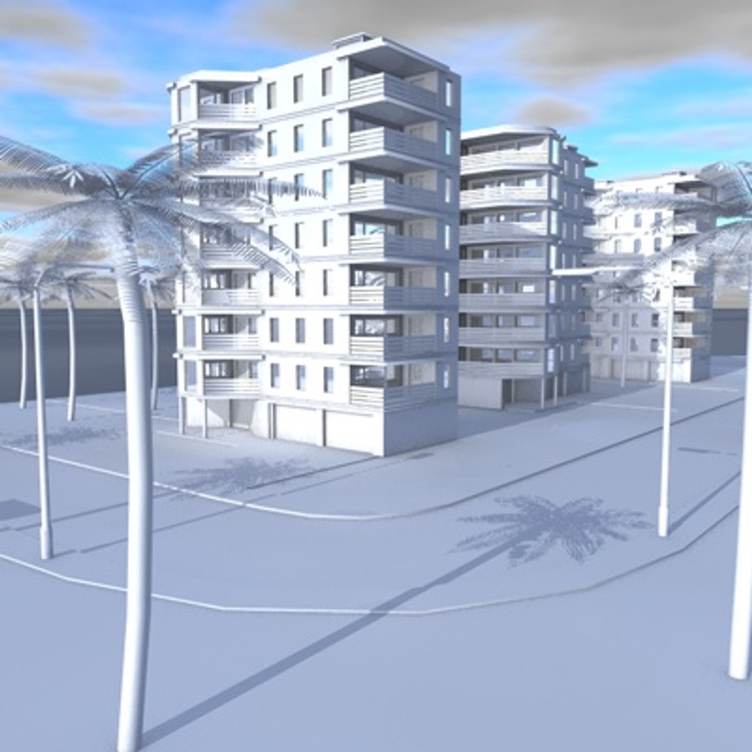 Beach Area 3d C4d