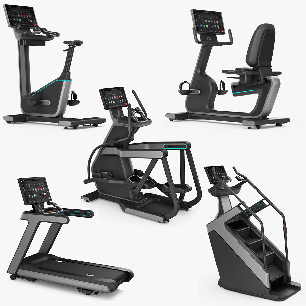 modelo 3d Equipo comercial de la colección Matrix Onyx - TurboSquid 2243555