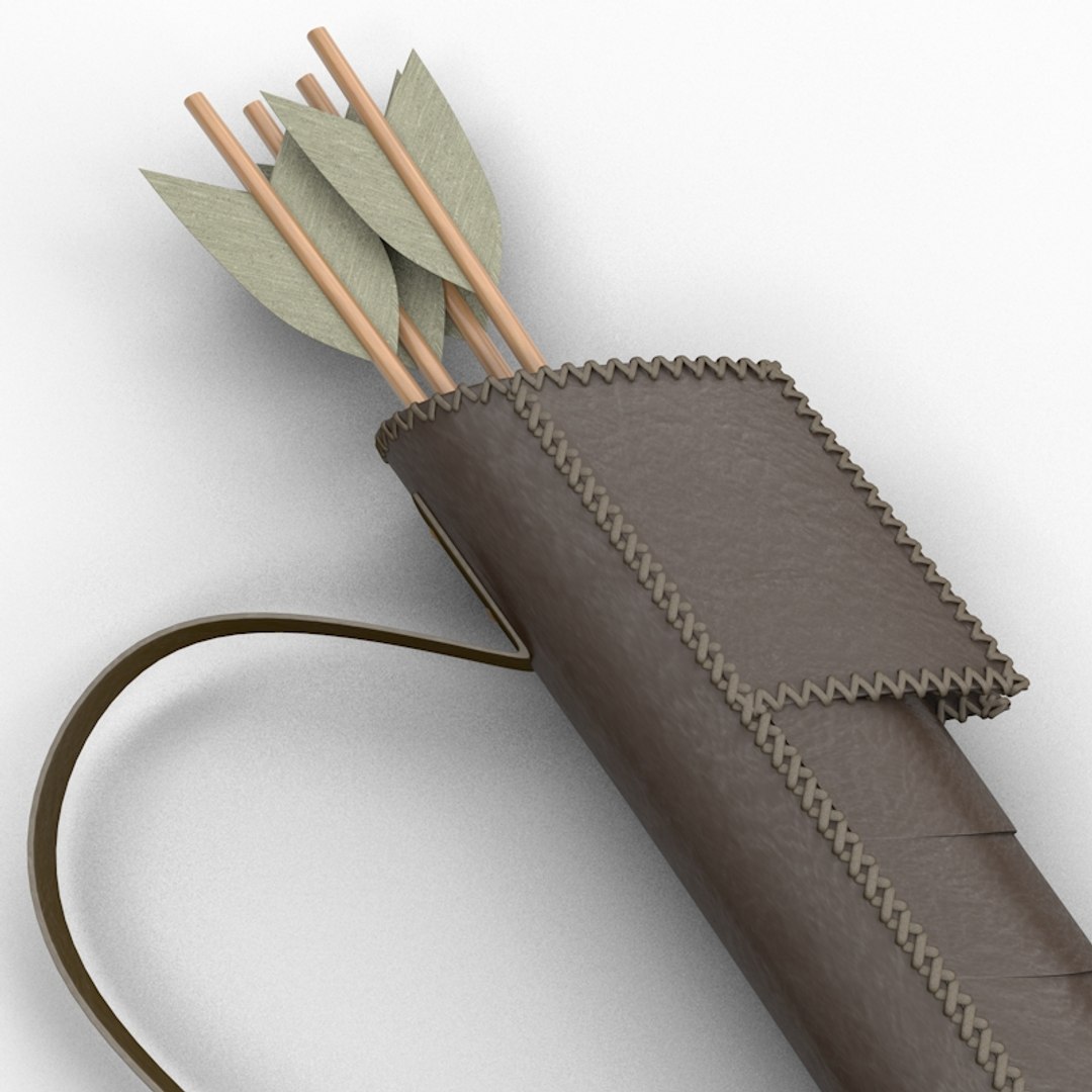 3d Model Arrows Quiver