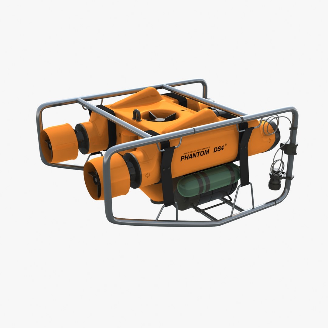 Phantom Ds4 Rov Underwater 3d Model