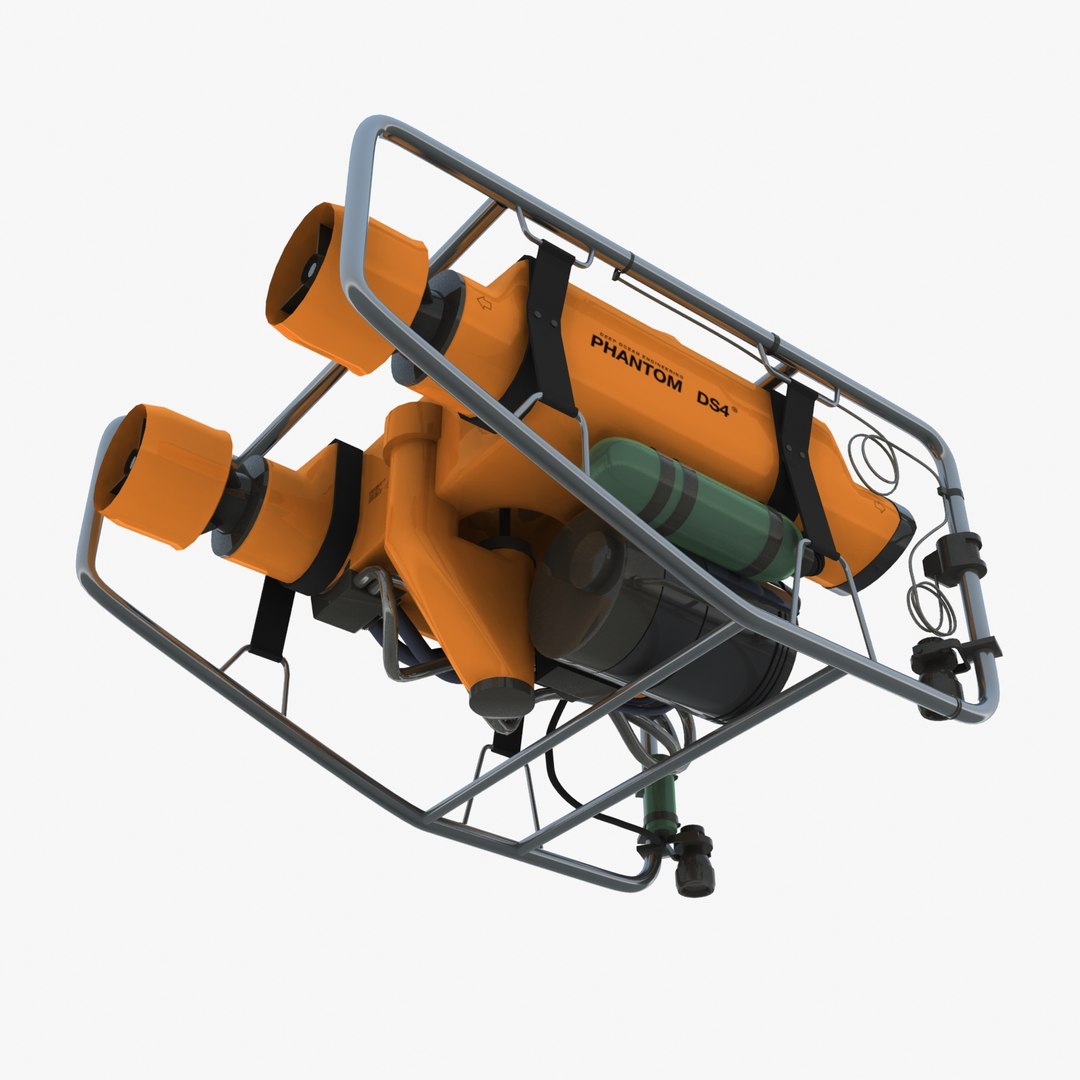 Phantom Ds4 Rov Underwater 3d Model