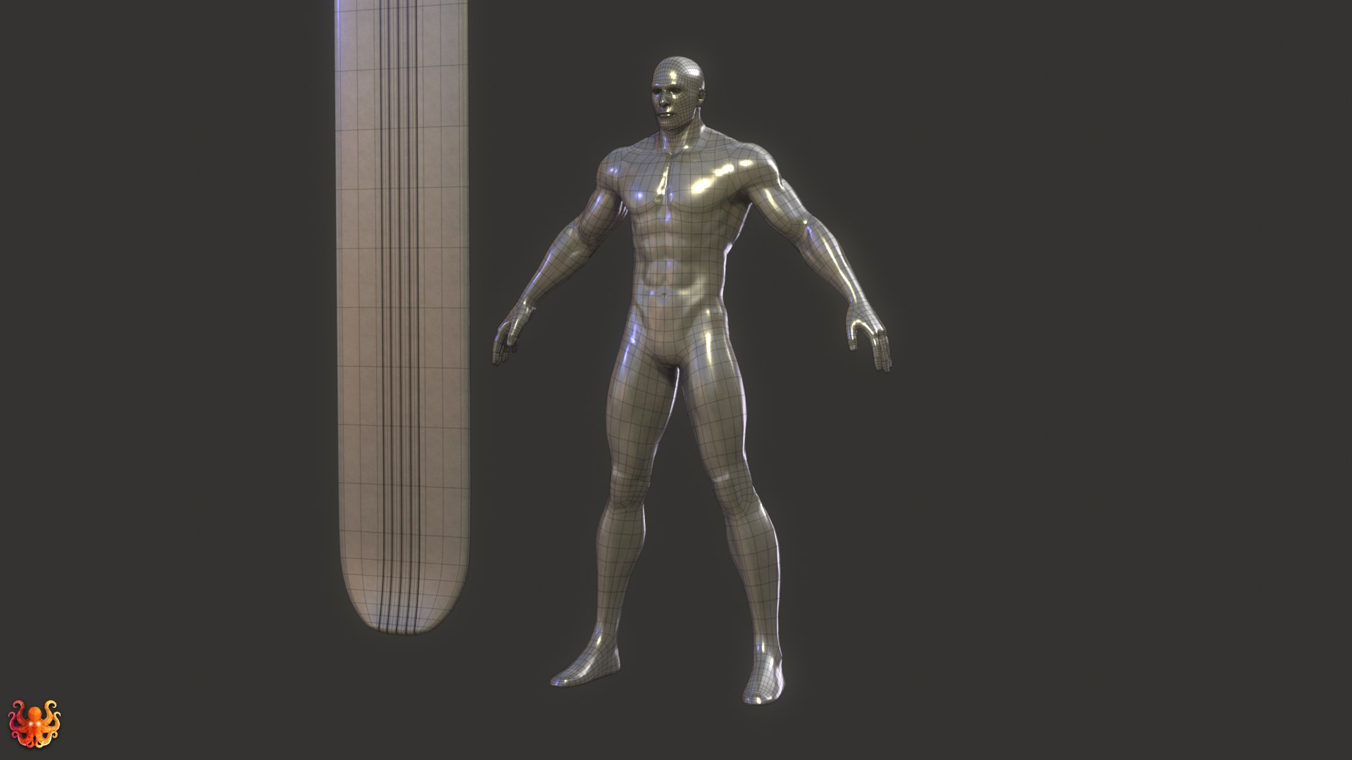Free 3D Silver Surfer Rig - TurboSquid 2274755