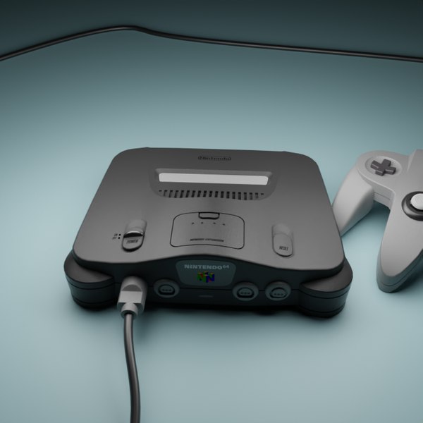 Nintendo 64 home video 3D model - TurboSquid 1592687