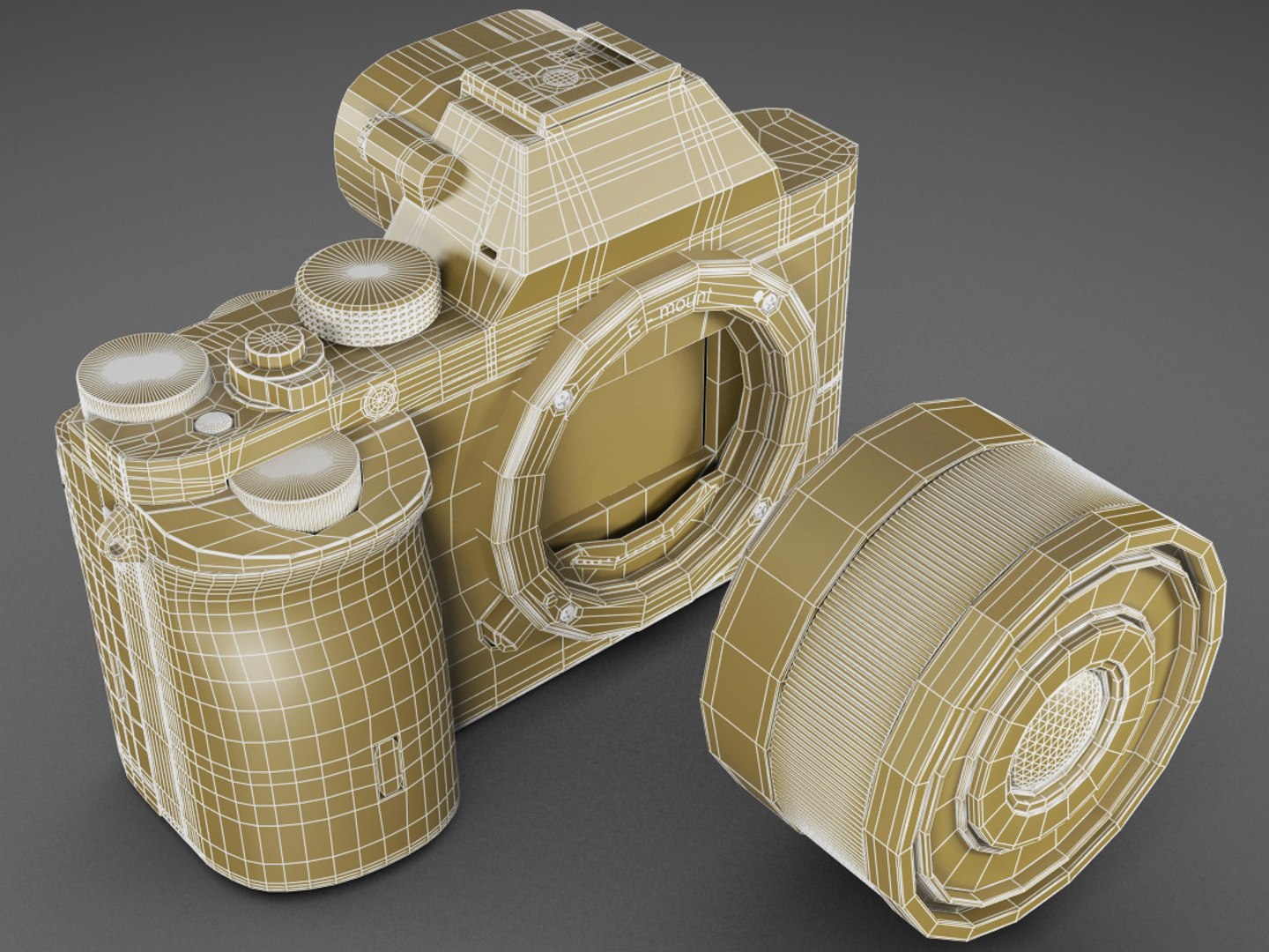 3d sony alpha 7r camera lens model