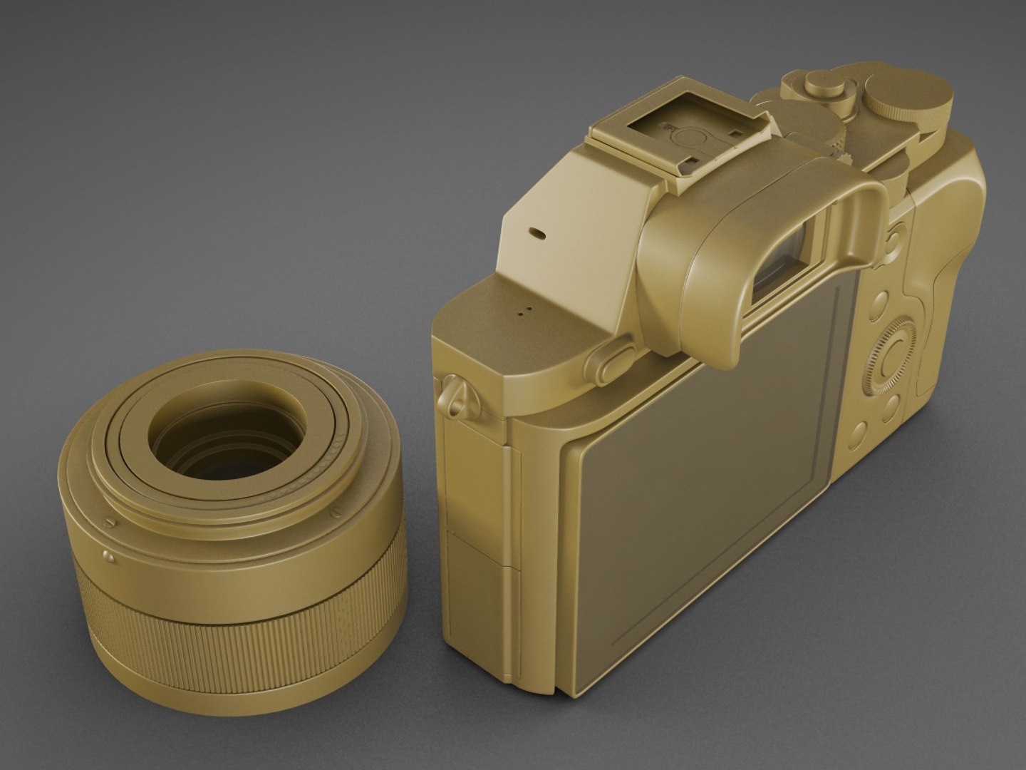 3d sony alpha 7r camera lens model